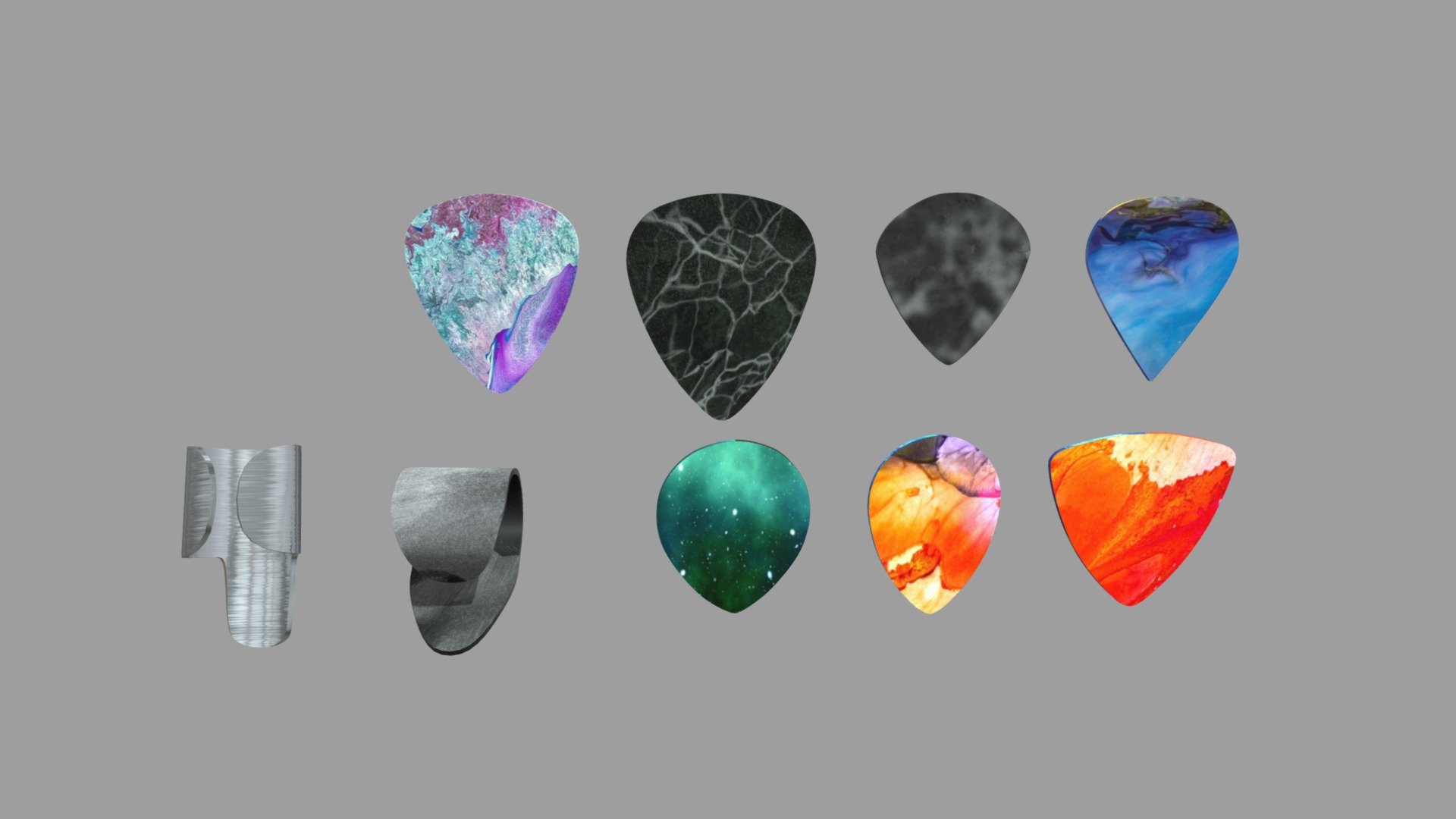 Guitar Picks - Buy Royalty Free 3D model by GattalupaGames [56c81e4] - Sketchfab Store