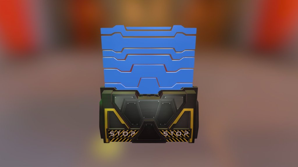 Bullet Barrier - 3D model by Saif Ahmed (@saif.ahmed) [56c8dc9] - Sketchfab