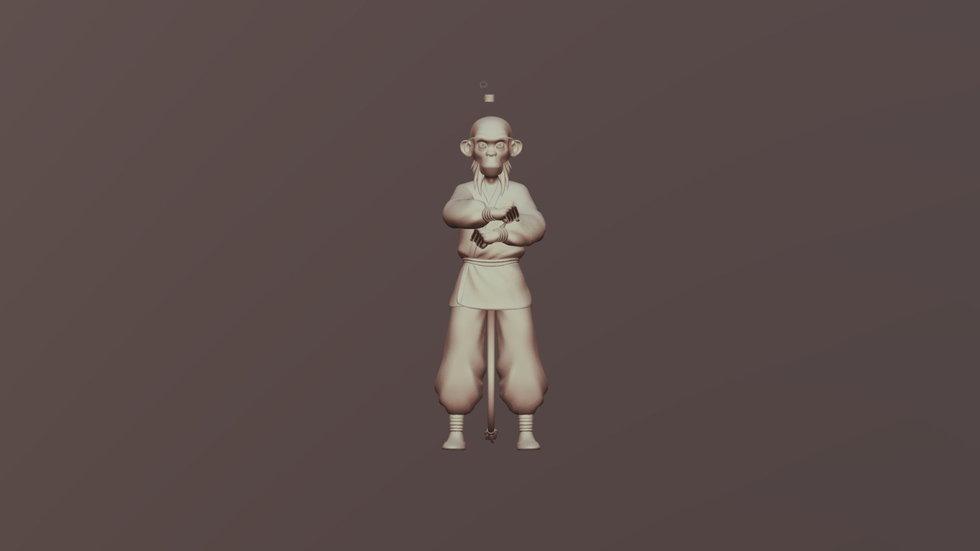 Wukong walk cycle - 3D model by Diego Peixoto (@DidiXT) [56c94b2 ...