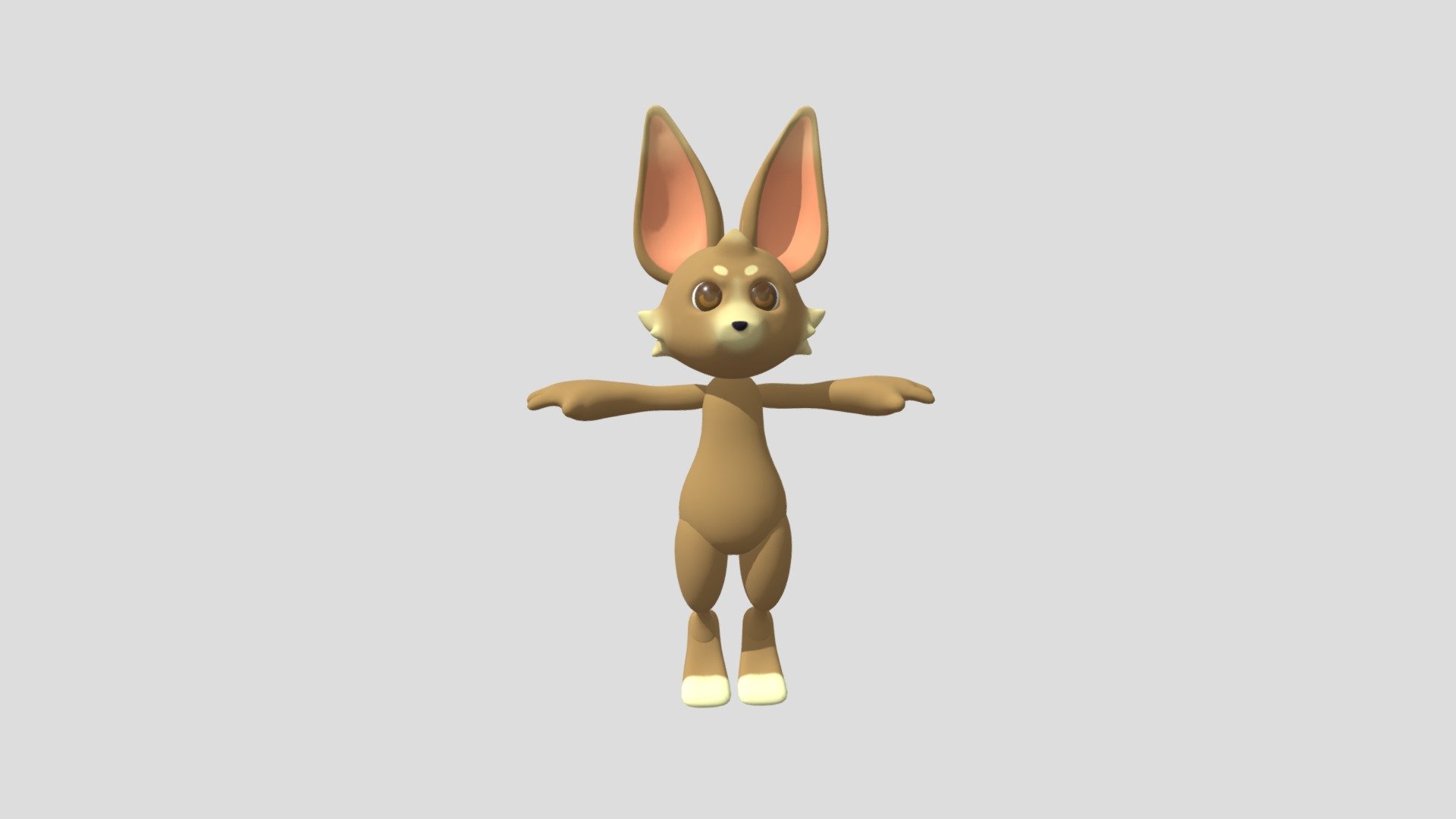 Fennec - Download Free 3D model by ghostpixels [56cb0b3] - Sketchfab