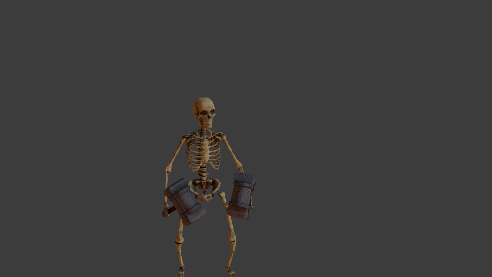 Skeleton GroundPound Attack - 3D model by Soraya (@soso-tje) [56cbb99 ...