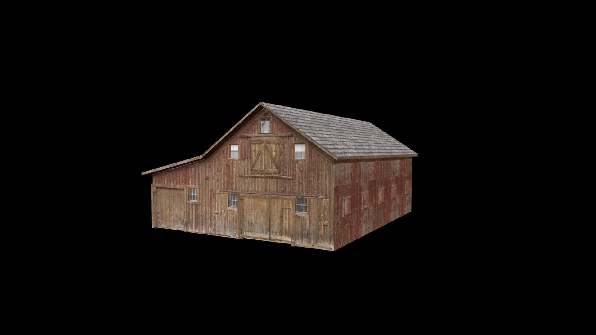 Western Small Farm Barn - 3D model by yxungsauce2 [56cd654] - Sketchfab