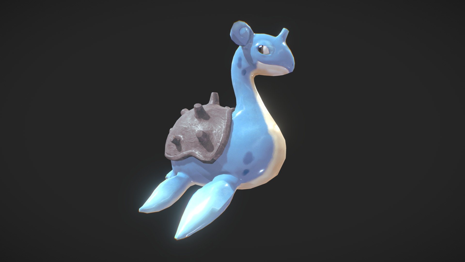 Lapras - 3D model by tzarica [56cd7d9] - Sketchfab