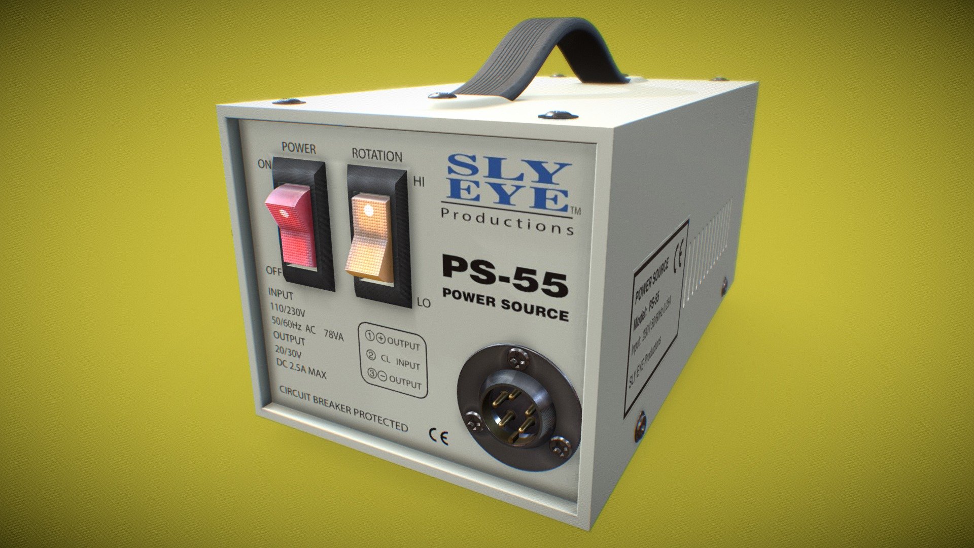 Power Source Box - 3D model by SlyEye (@TomAce) [56cd887] - Sketchfab