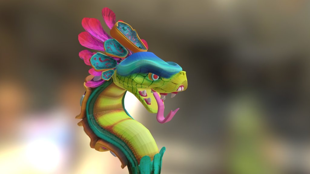Quetzalcoatl1 - Download Free 3D model by UrielAE [56cf12d] - Sketchfab