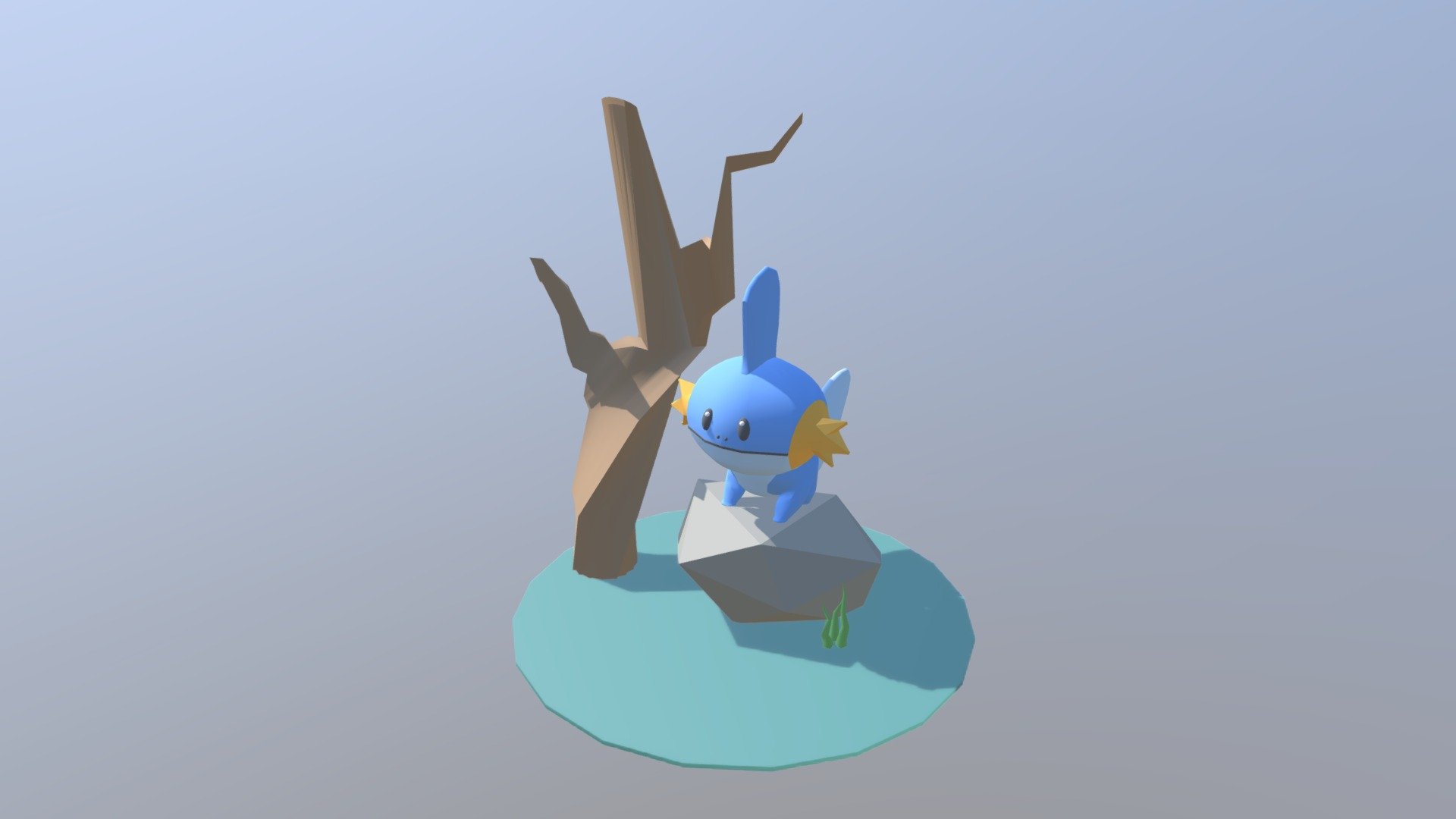 Mudkip - 3D model by aliciakzhang [56cf14b] - Sketchfab