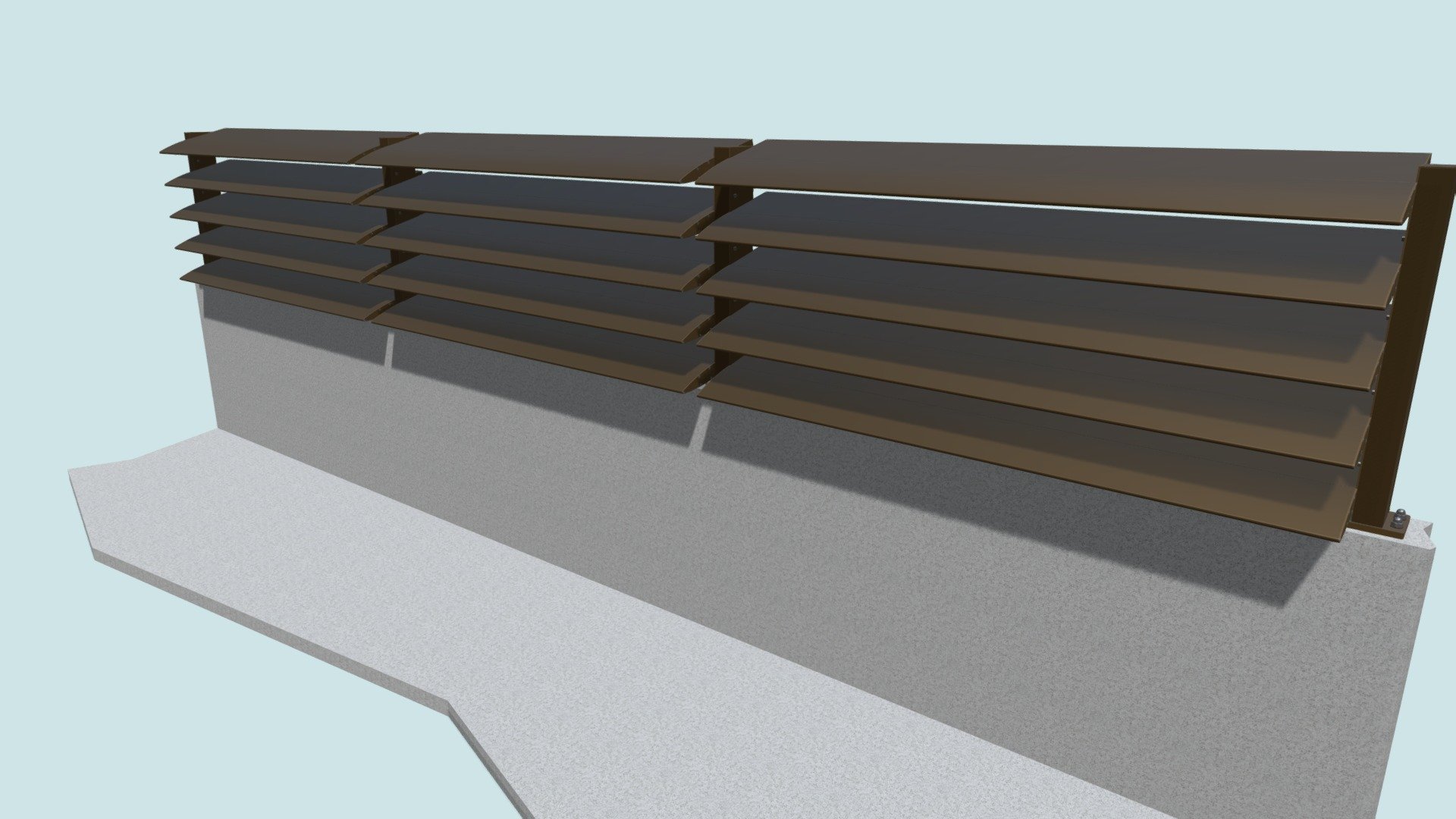 Angled Louvres Assembly - Download Free 3D model by Darren Falconer ...
