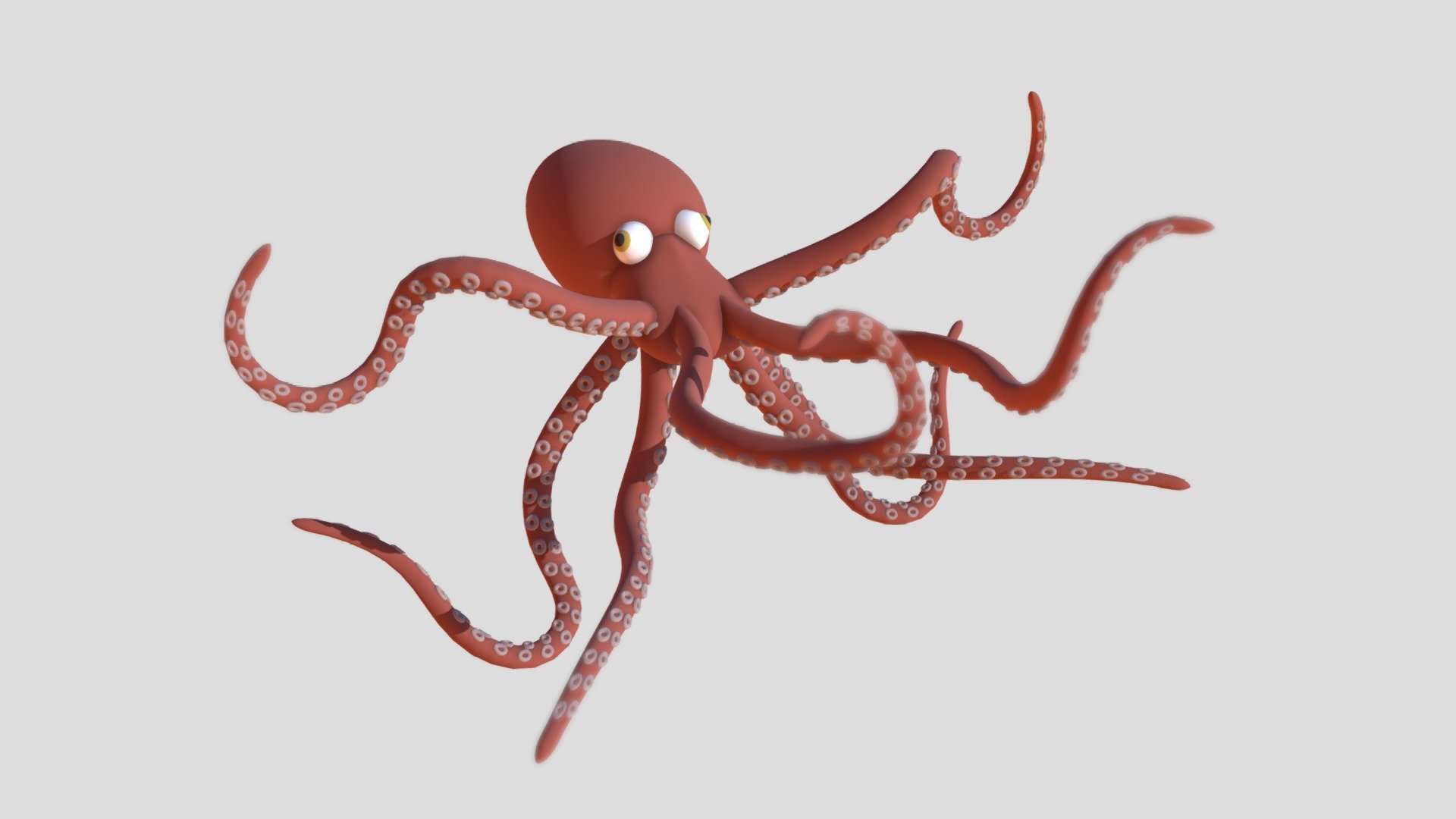 Octopus - Download Free 3D model by rose (@nextgenrose) [56cfae7 ...