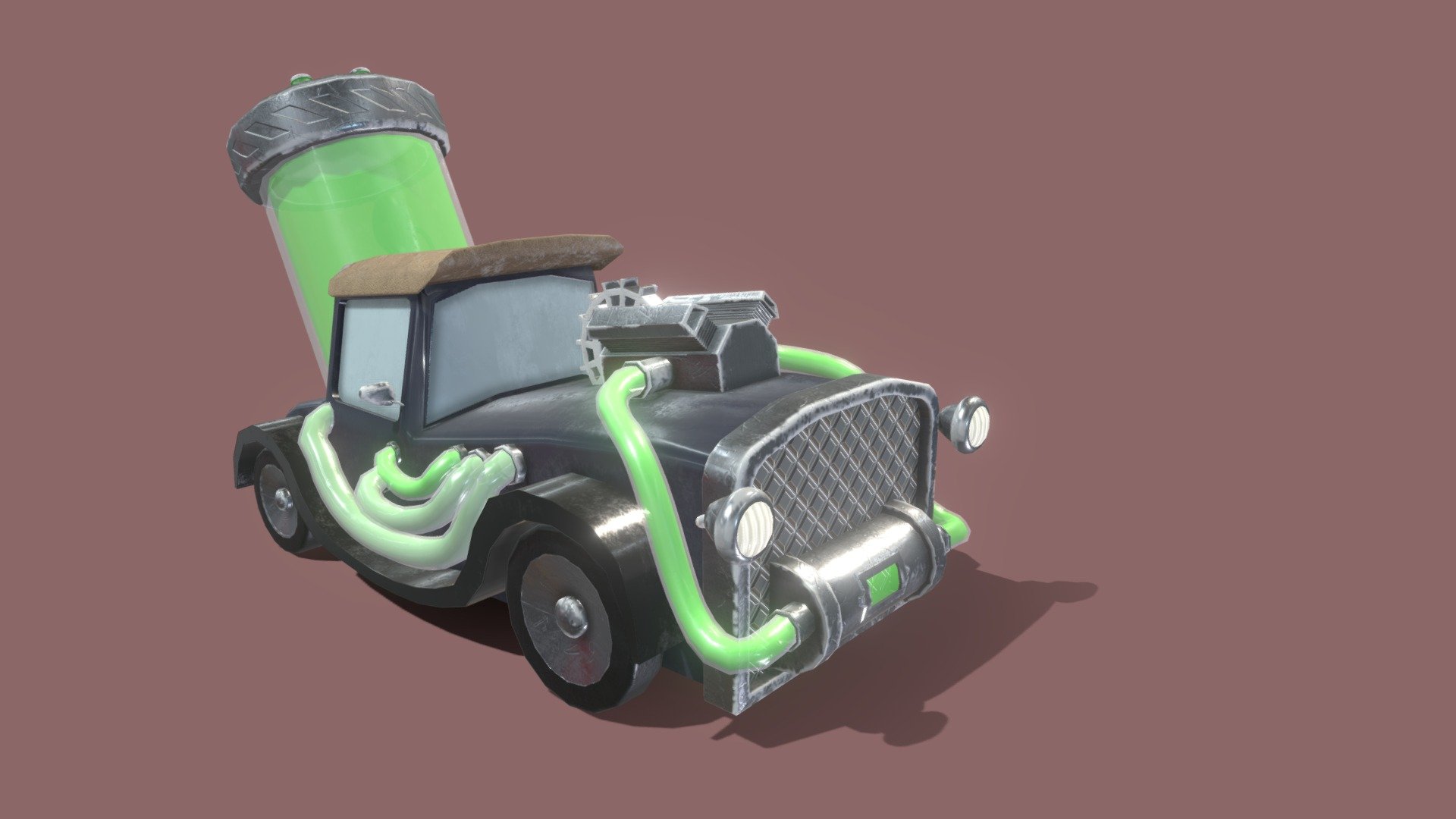 [STUDENT WORK] Biopunk car - 3D model by Gabigab25 (@Gab_Hamcha ...