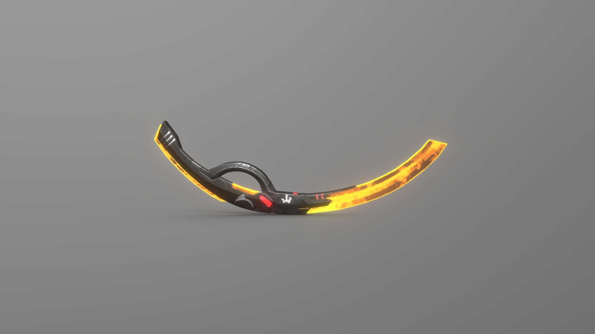 Sci-fi vibrating scimitar - 3D model by ShanKing [56d1e13] - Sketchfab