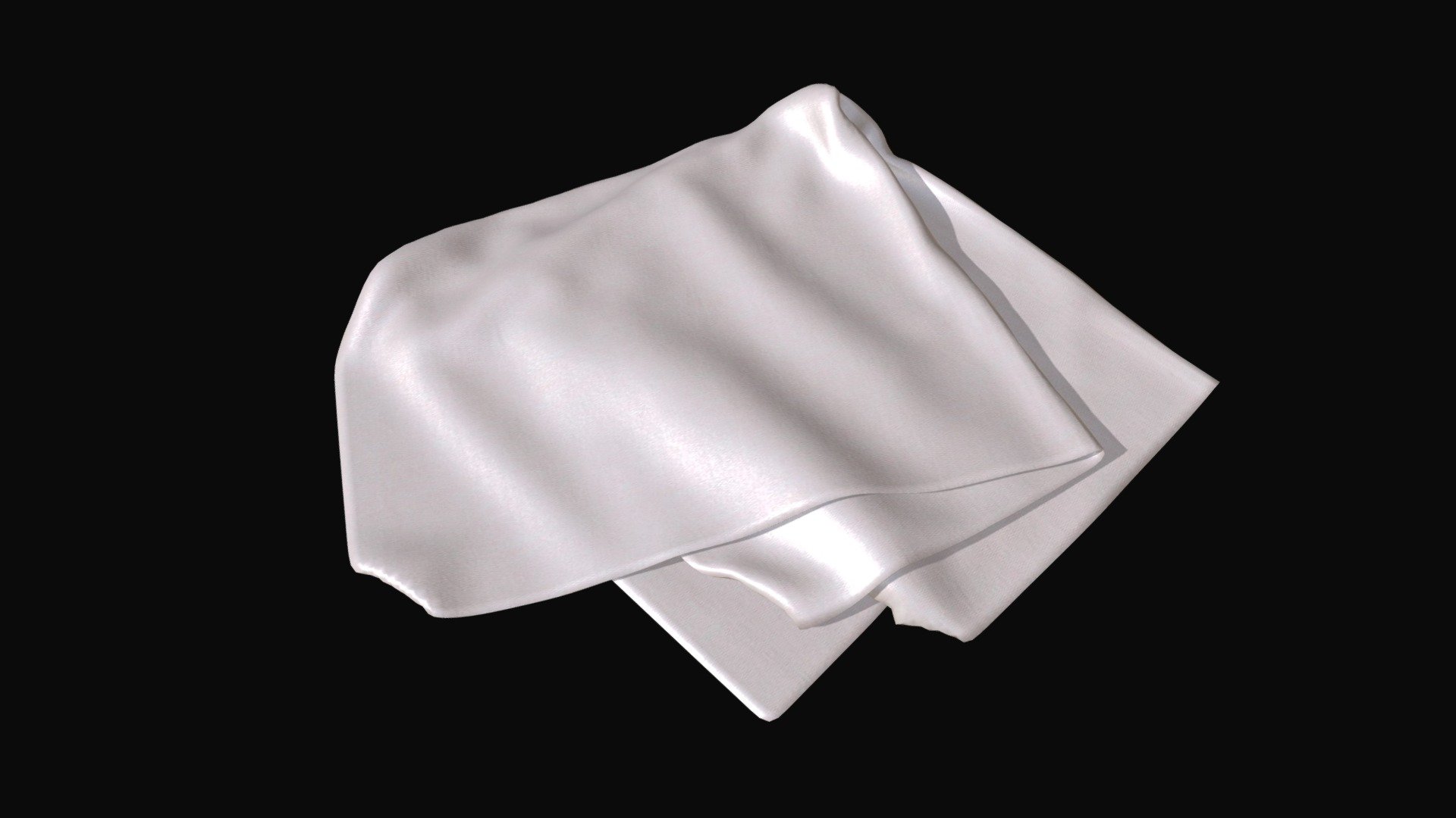 Folded fabric - Buy Royalty Free 3D model by FrancescoMilanese [56d1e52 ...