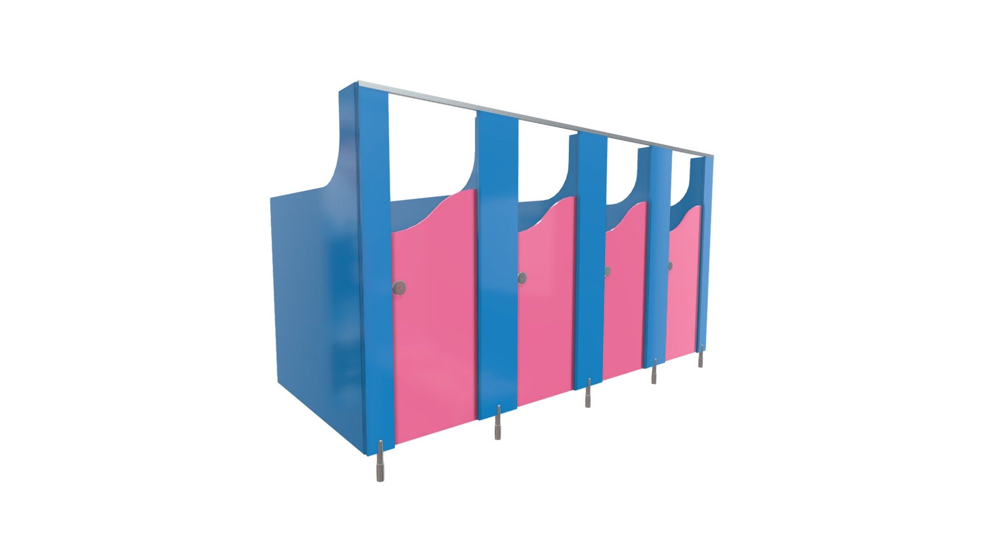 Cubicle Centre - Brecon Cubicles - 3D model by bimstore (@Revitspace ...
