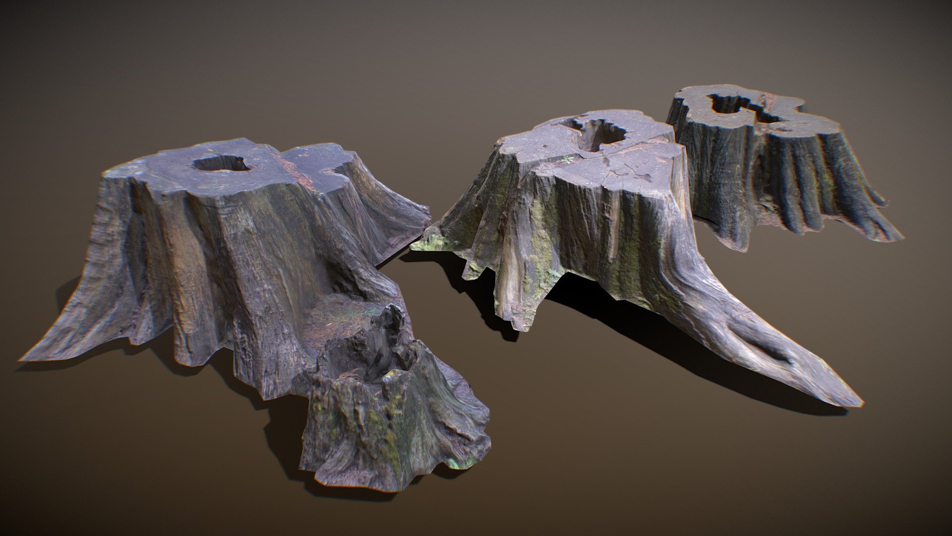 Scanned Stump Collection - Download Free 3D model by That's Cool Jack ...