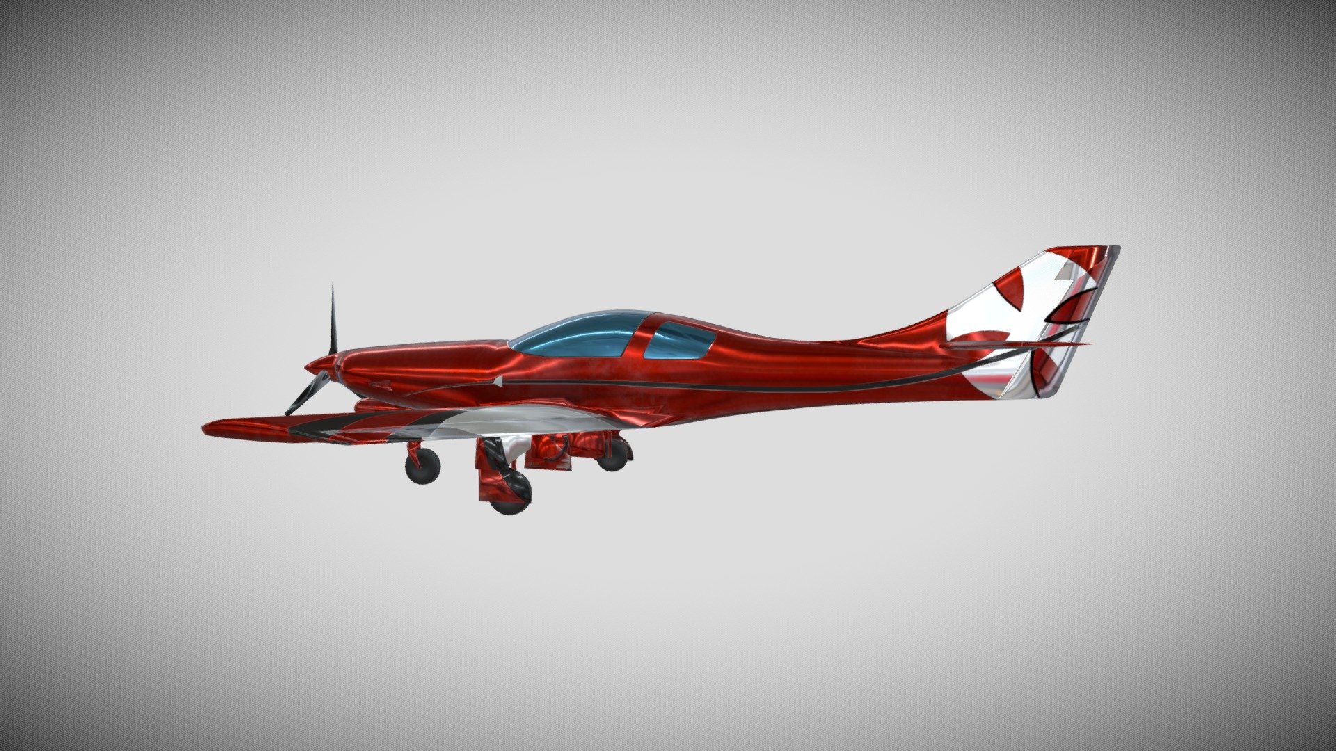 Lancair 235 v.04 - 3D model by mindedact [56d7ca5] - Sketchfab