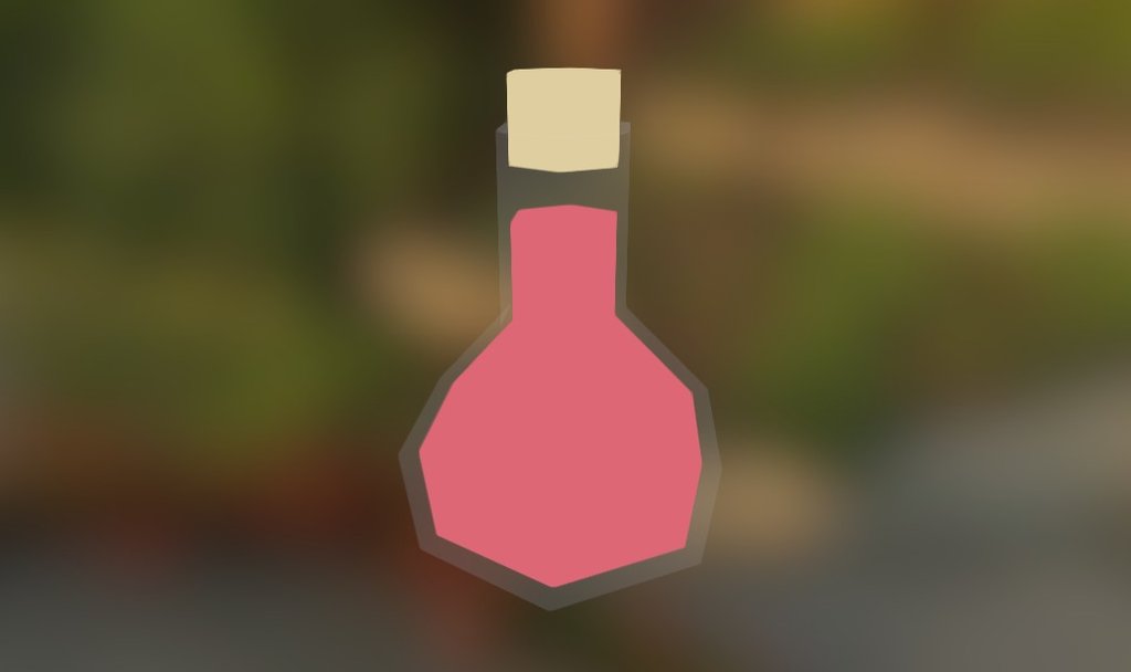 Low Poly Health Potion - 3D model by MiRRO0 (@sacaxine) [56d90d3 ...