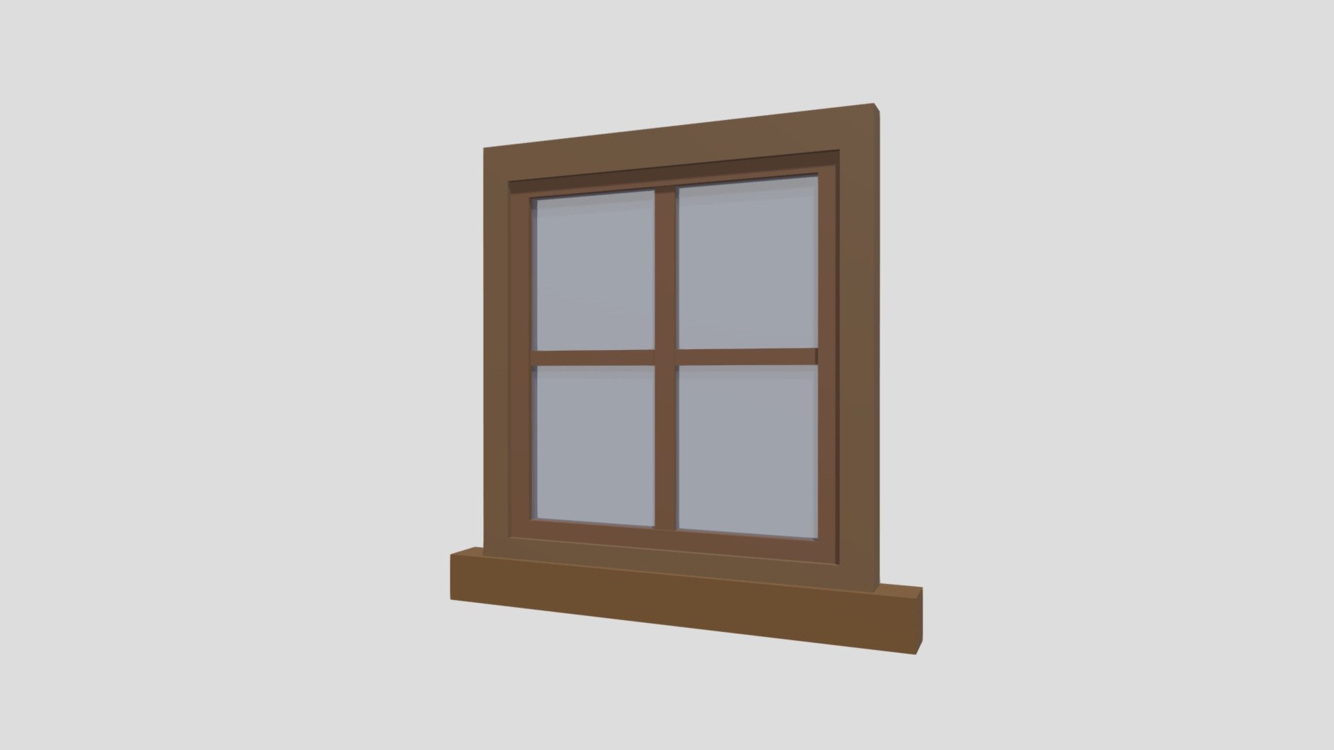 Window Low Poly - Buy Royalty Free 3D model by Ed+ (@EDplus) [56daaf8 ...