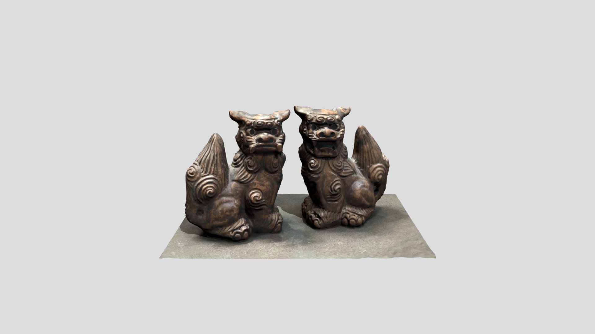 Okinawan Shisa - Download Free 3D model by mechaghost [56dbec3] - Sketchfab