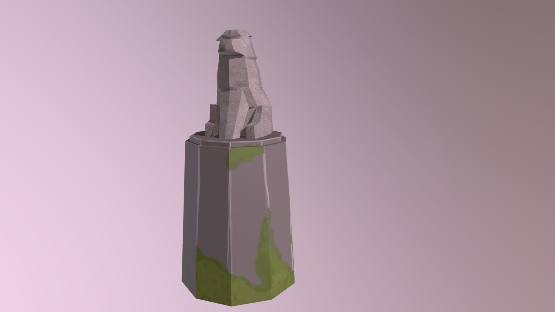 Shrine Statue - 3D model by hellasilke [56df613] - Sketchfab