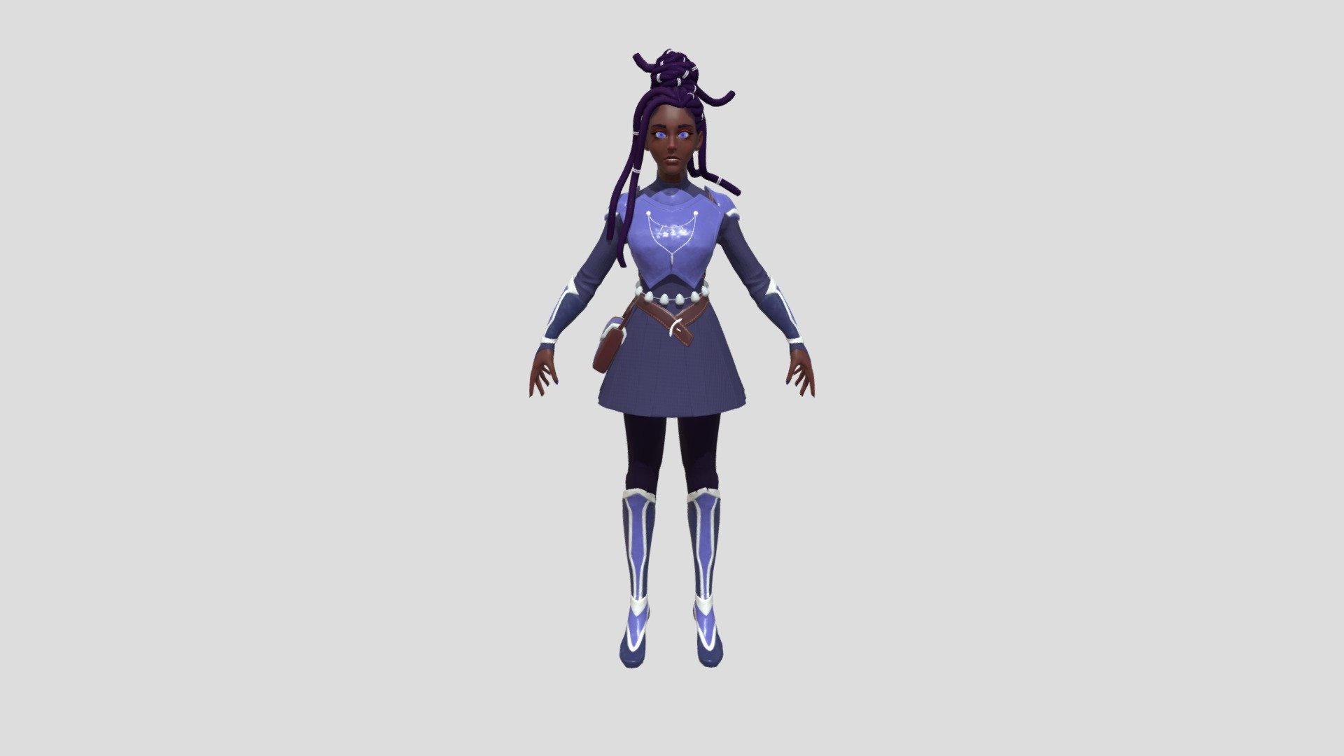 Purple Knight - 3D model by JacenPriest [56dfb16] - Sketchfab