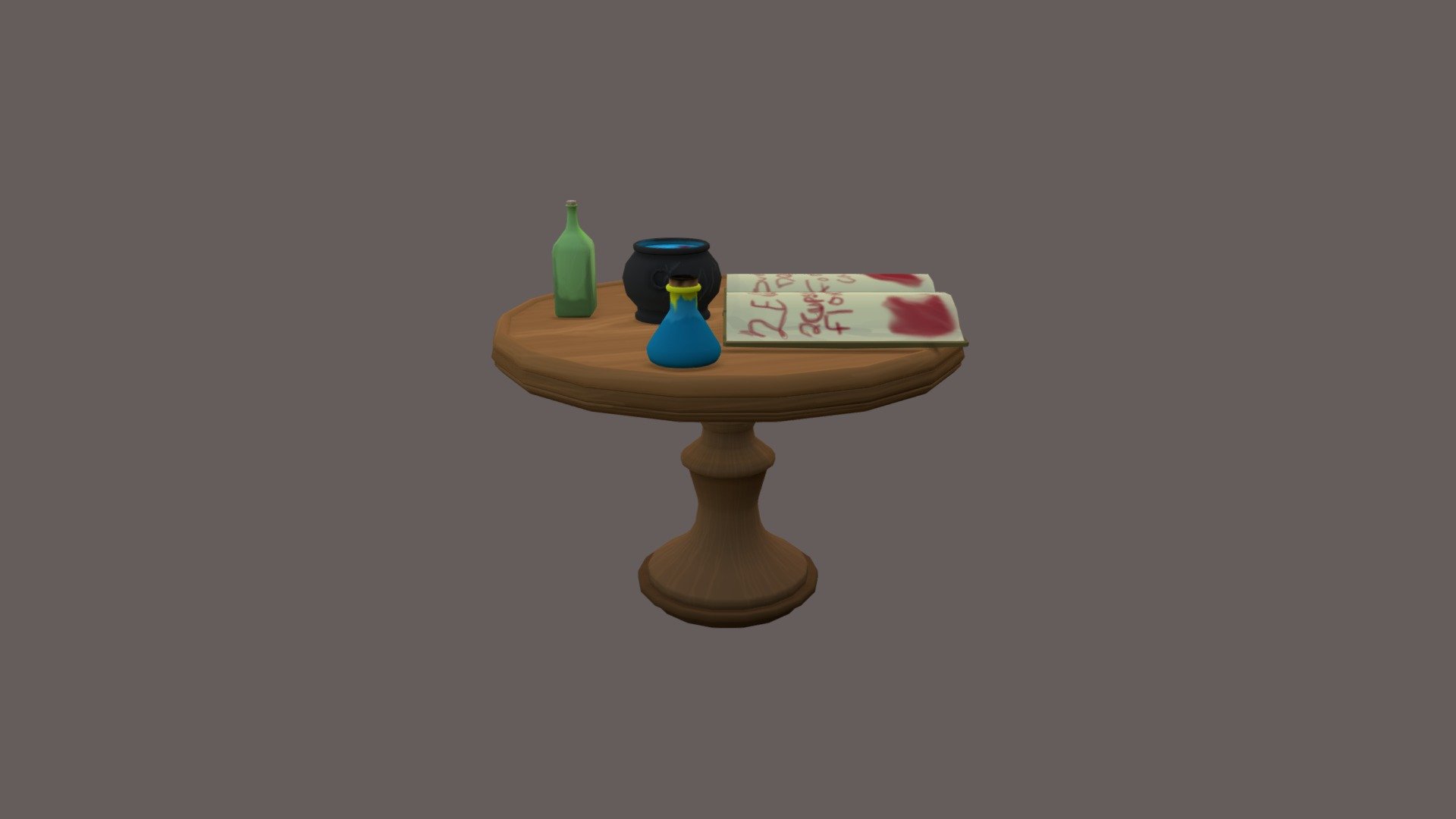 Alchemy Table - 3D model by JebusThySavior [56e0f33] - Sketchfab