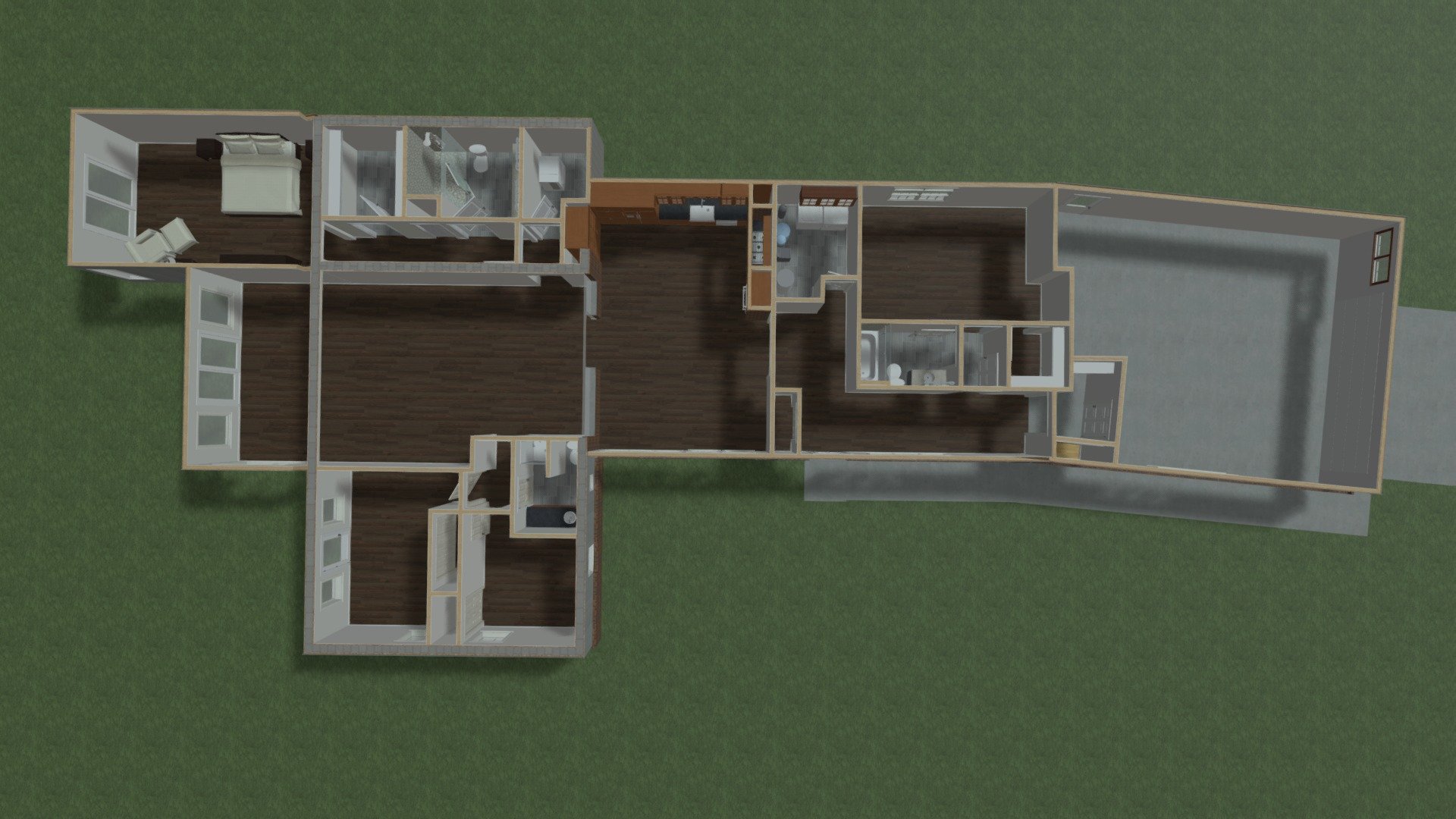 Revised 1st Floor Iso - 3D model by OakBridge Development (@oakbridge ...