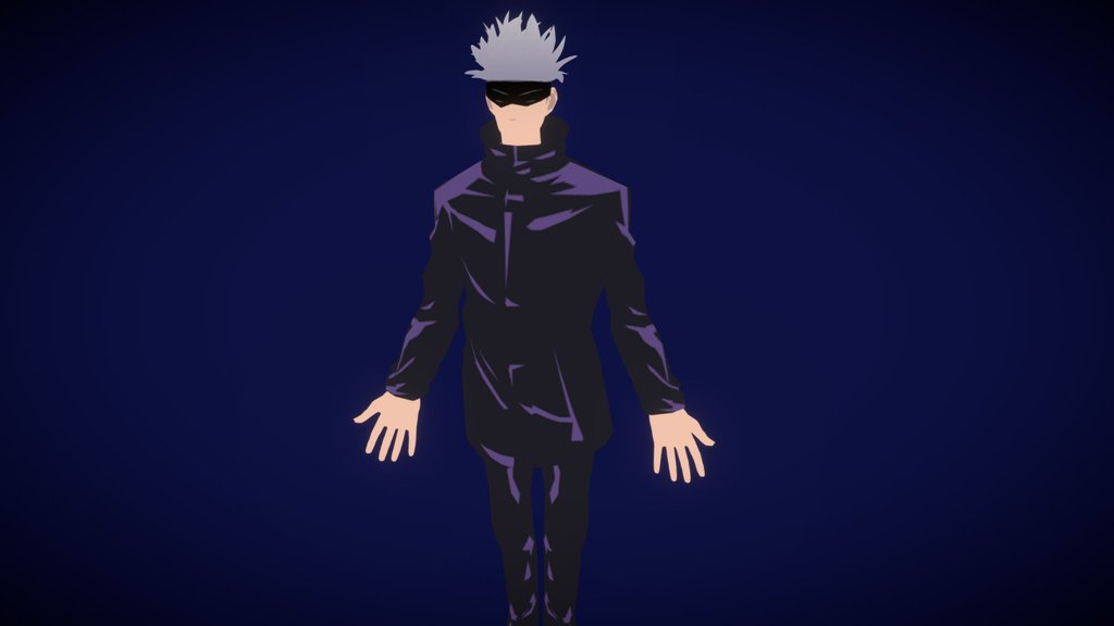 Satoru gojo render - A 3D model collection by kevenkalyelsilvarabelo ...