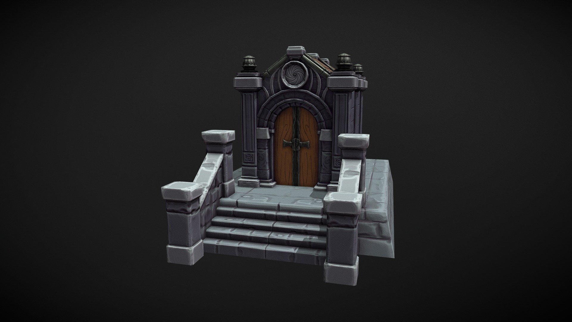 Stylized Crypt - Low Poly - 3D model by Marc Puig (@Pvrk) [56e1d2b ...