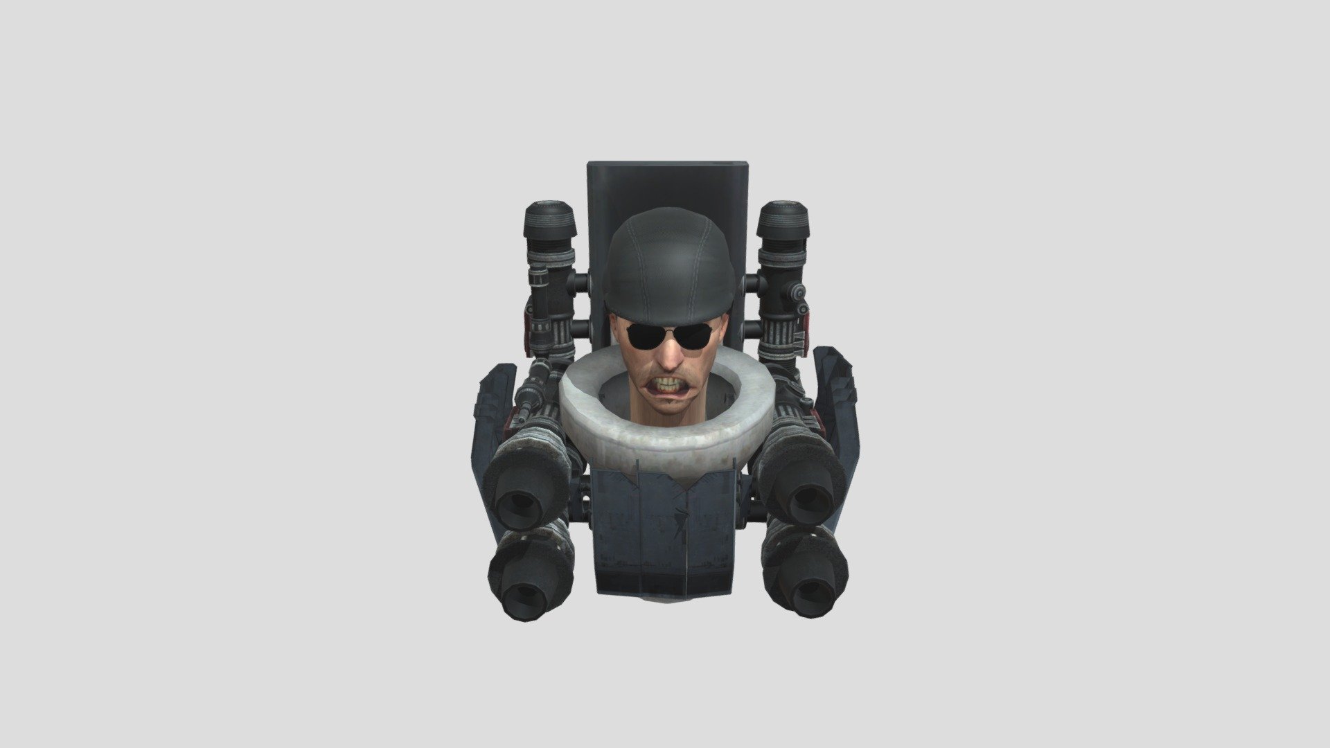Armored Laser Toilet - Download Free 3D model by Eyeeyeman ...
