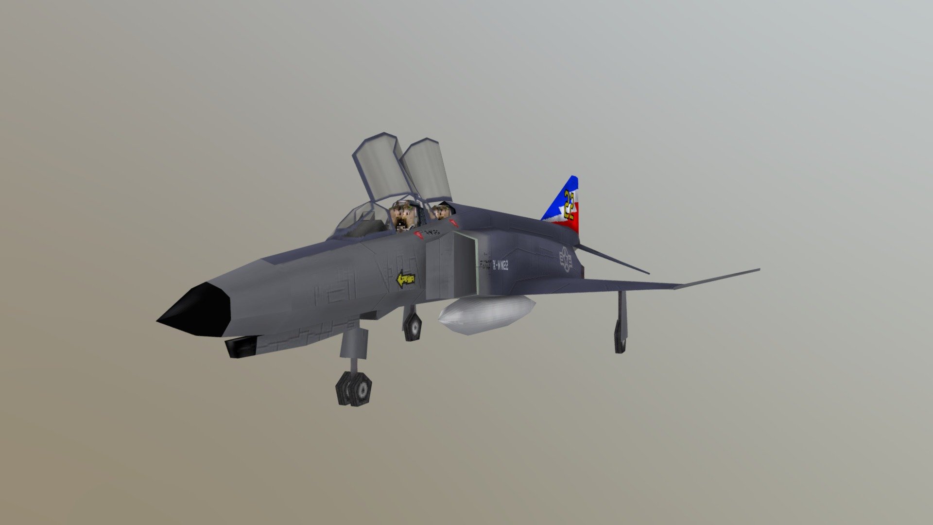 PS1/Low Poly F4 Phantom II - Download Free 3D model by Jellypack ...