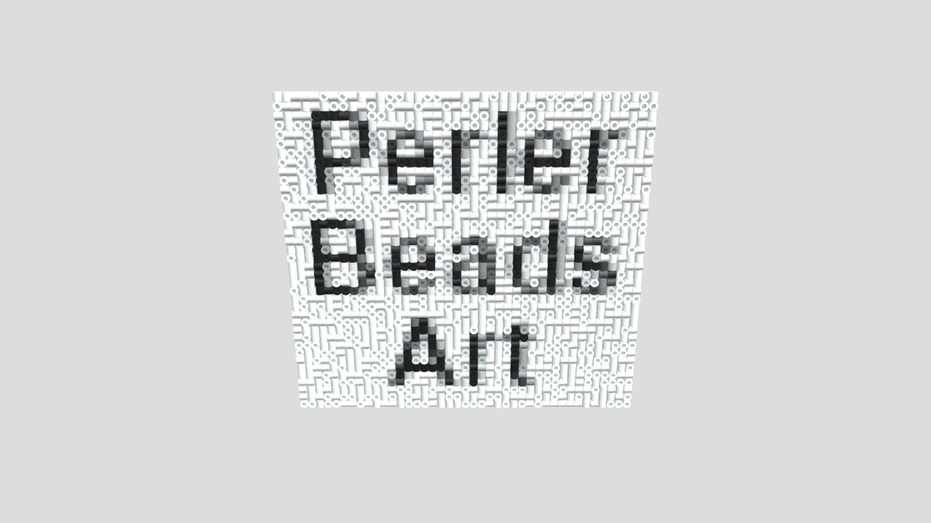 Perler Beads Art Sign - Download Free 3D model by cs-boy [56e7fc0 ...