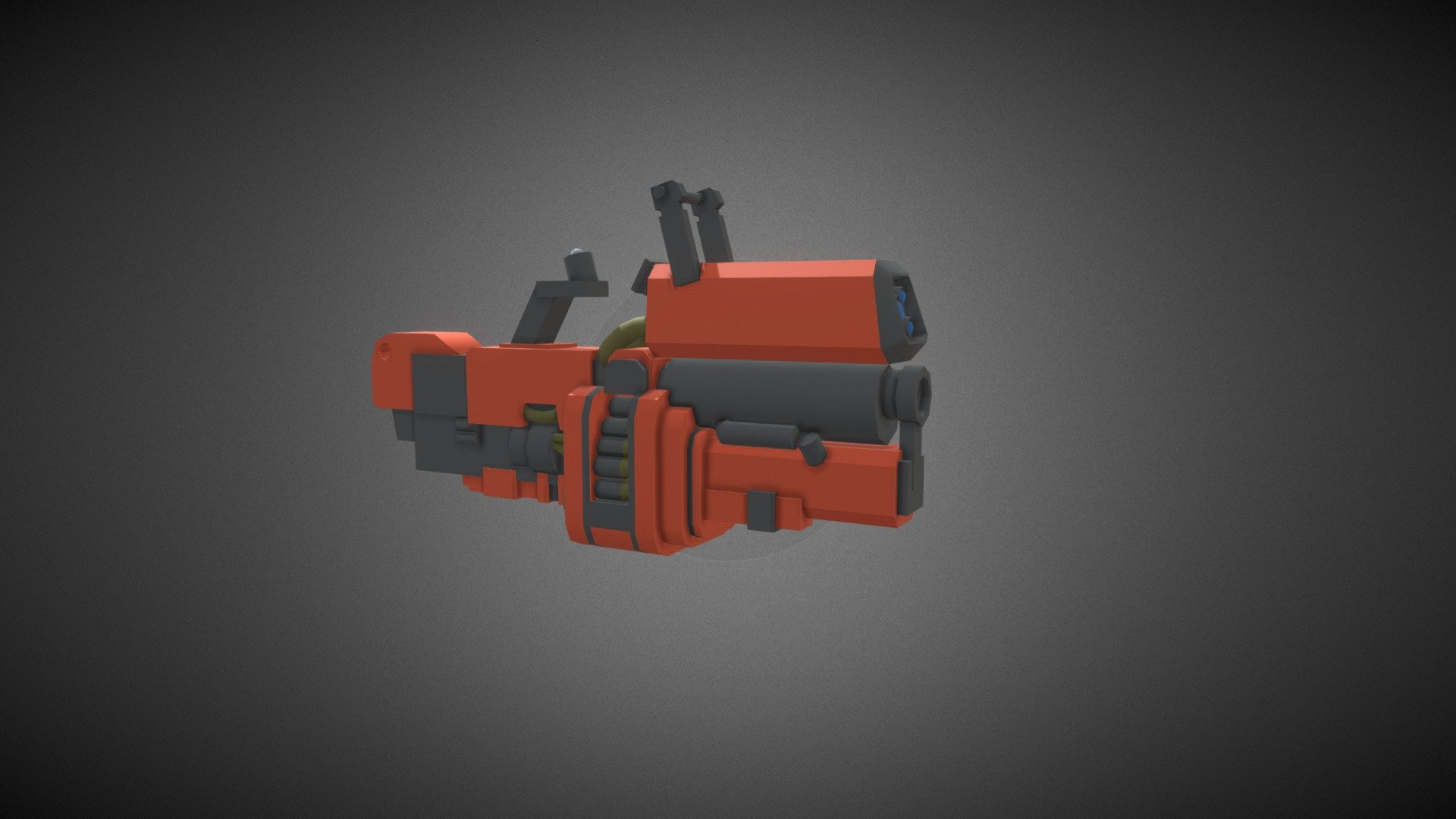 Big Gun - 3D model by zevs (@Holydust) [56e90ad] - Sketchfab