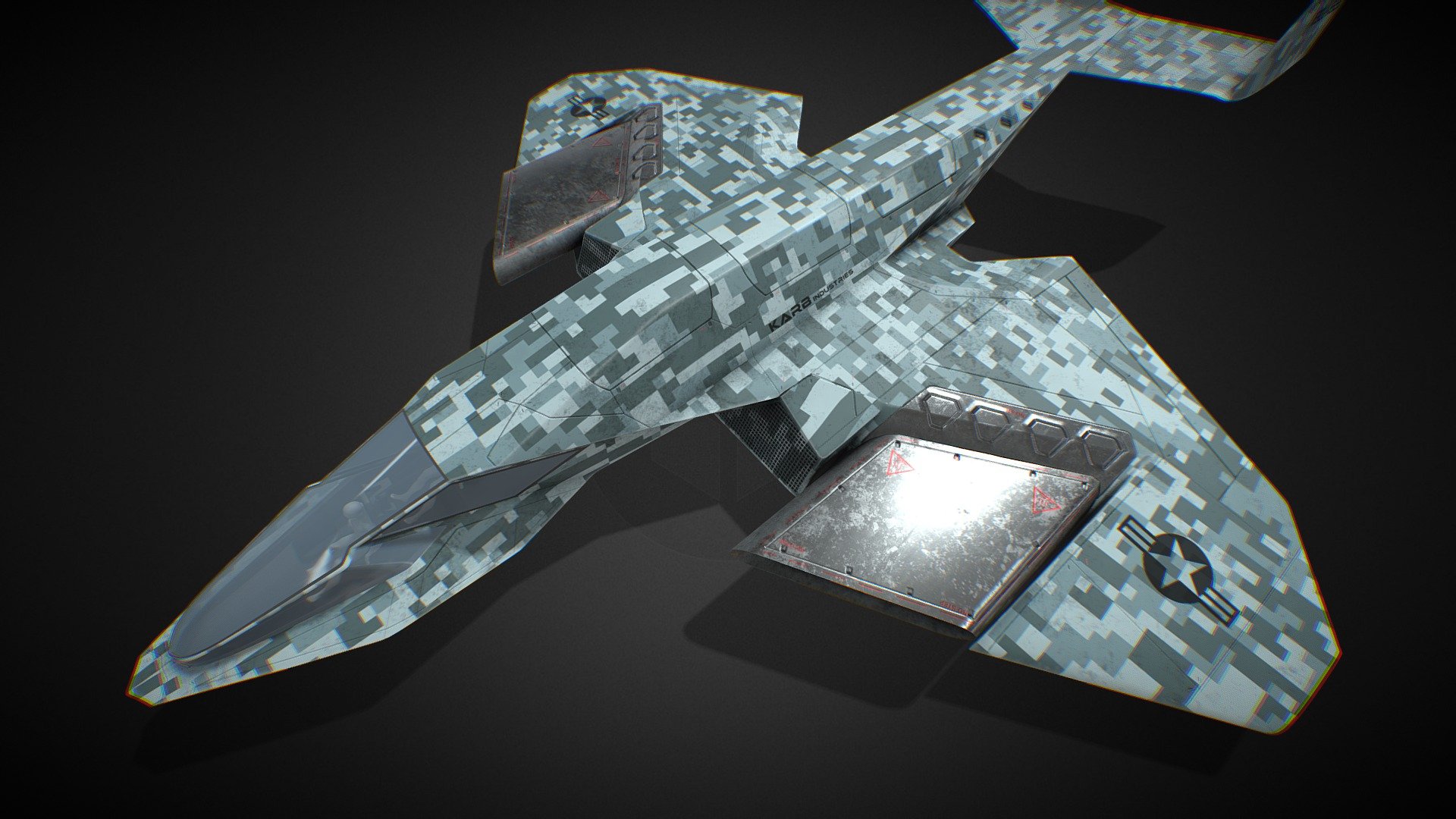 Jet Concept - Download Free 3D model by Carbuni [56e9baf] - Sketchfab