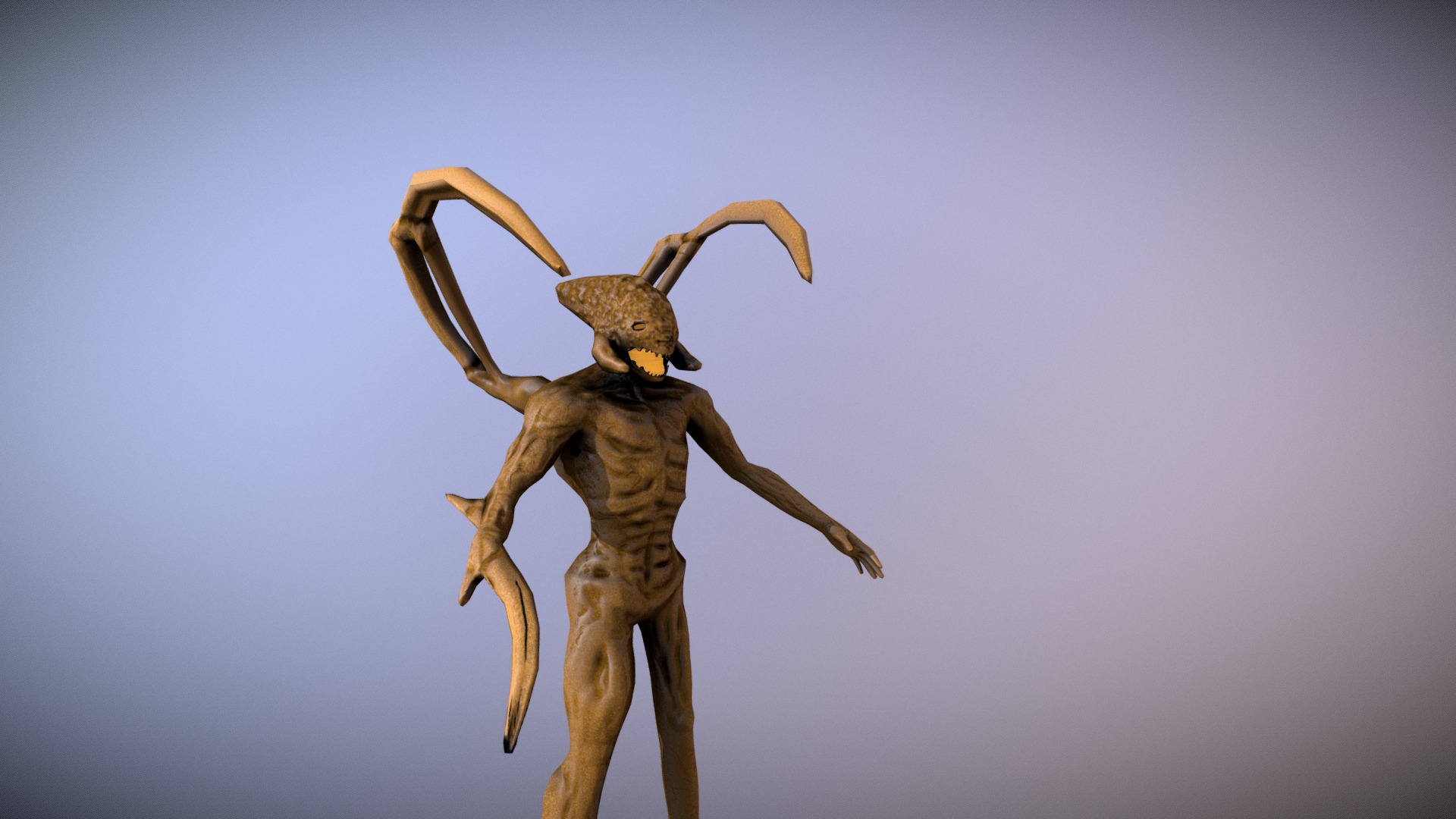 Half human Half Zergling - Download Free 3D model by Elisey (@dwelfster ...