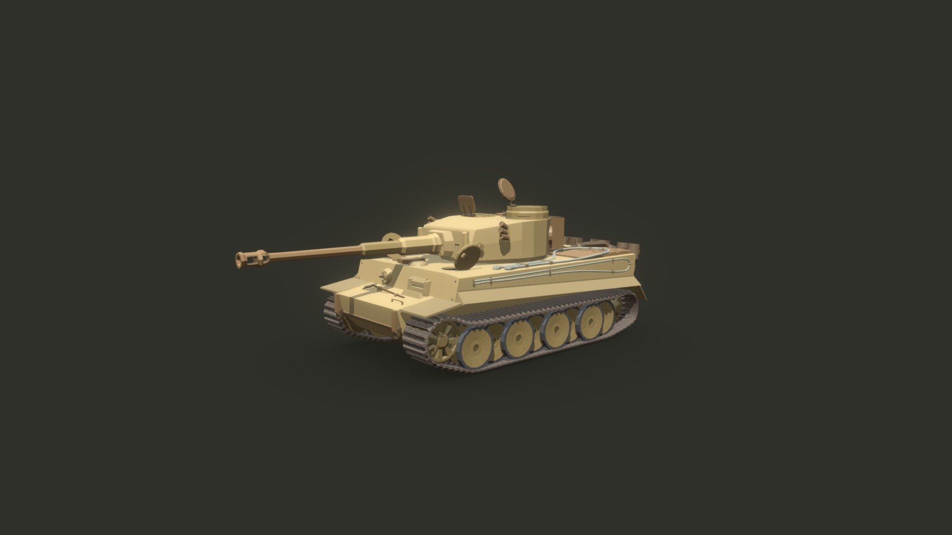 Pz6 Tiger 1 tank / interior - 3D model by Sellpet [56ef13c] - Sketchfab