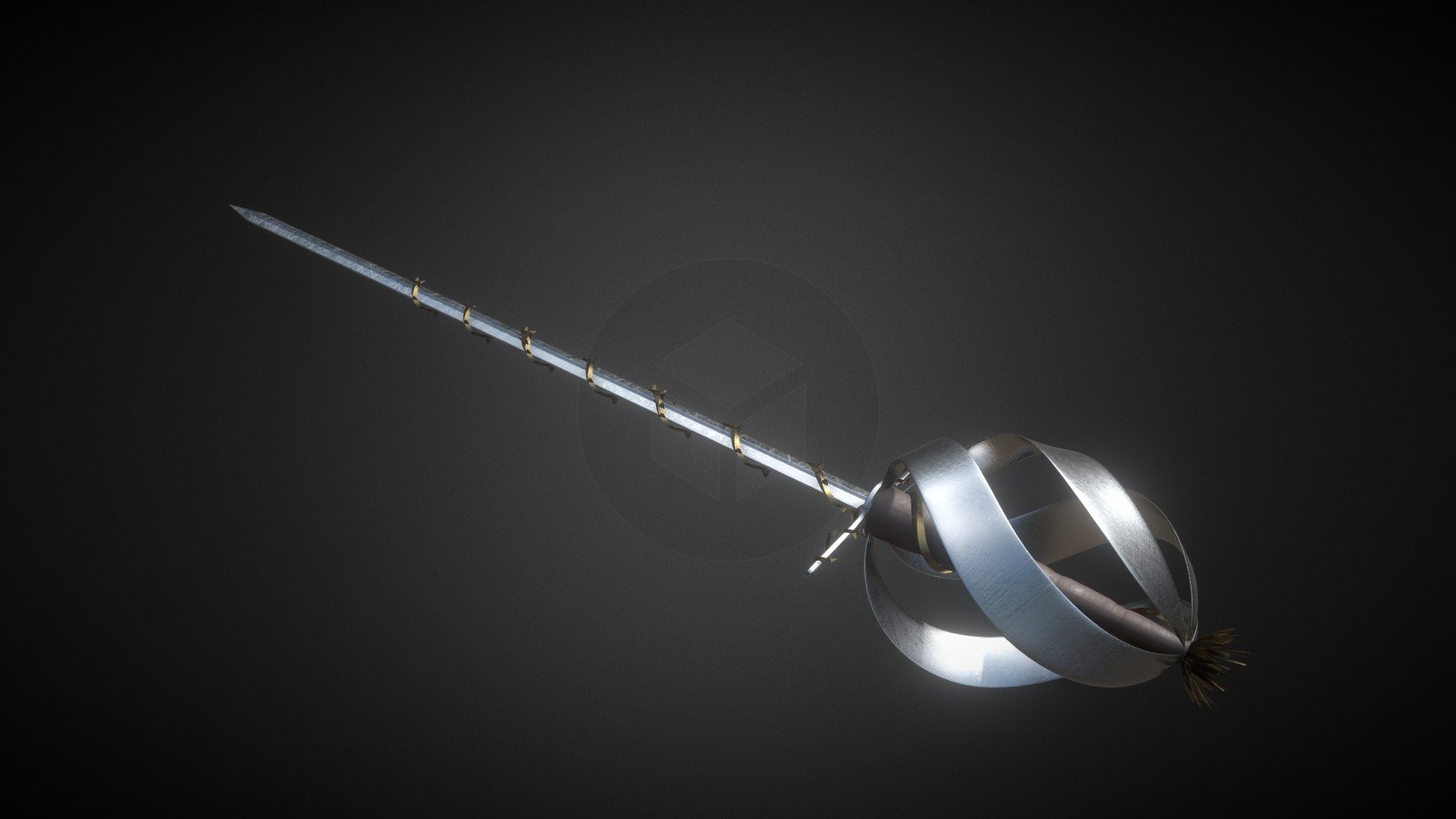 Dibellan Rapier - 3D model by Rose_Terrell (@Rpse_Terrell) [56ef52c ...