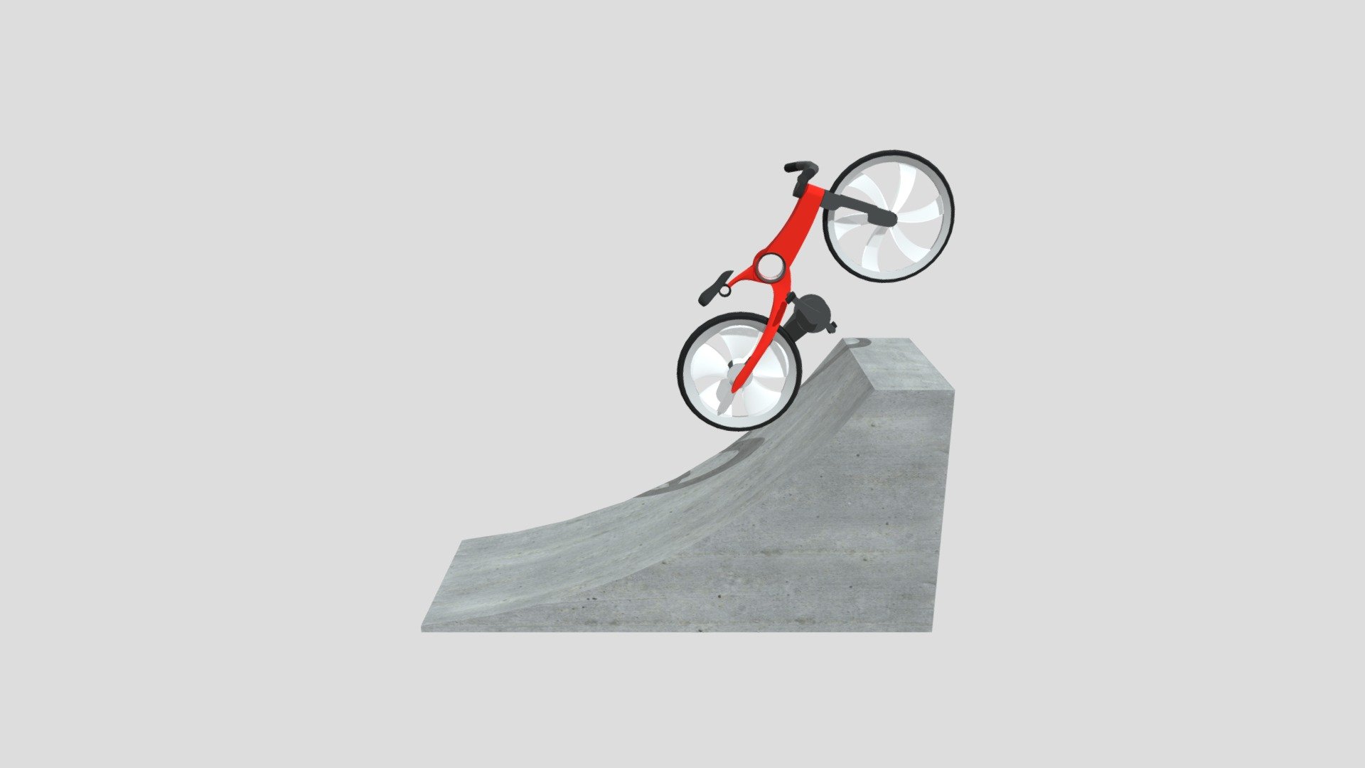Bike on ramp (OBJ) - Download Free 3D model by ThatGuyJimmy [56ef9d0 ...