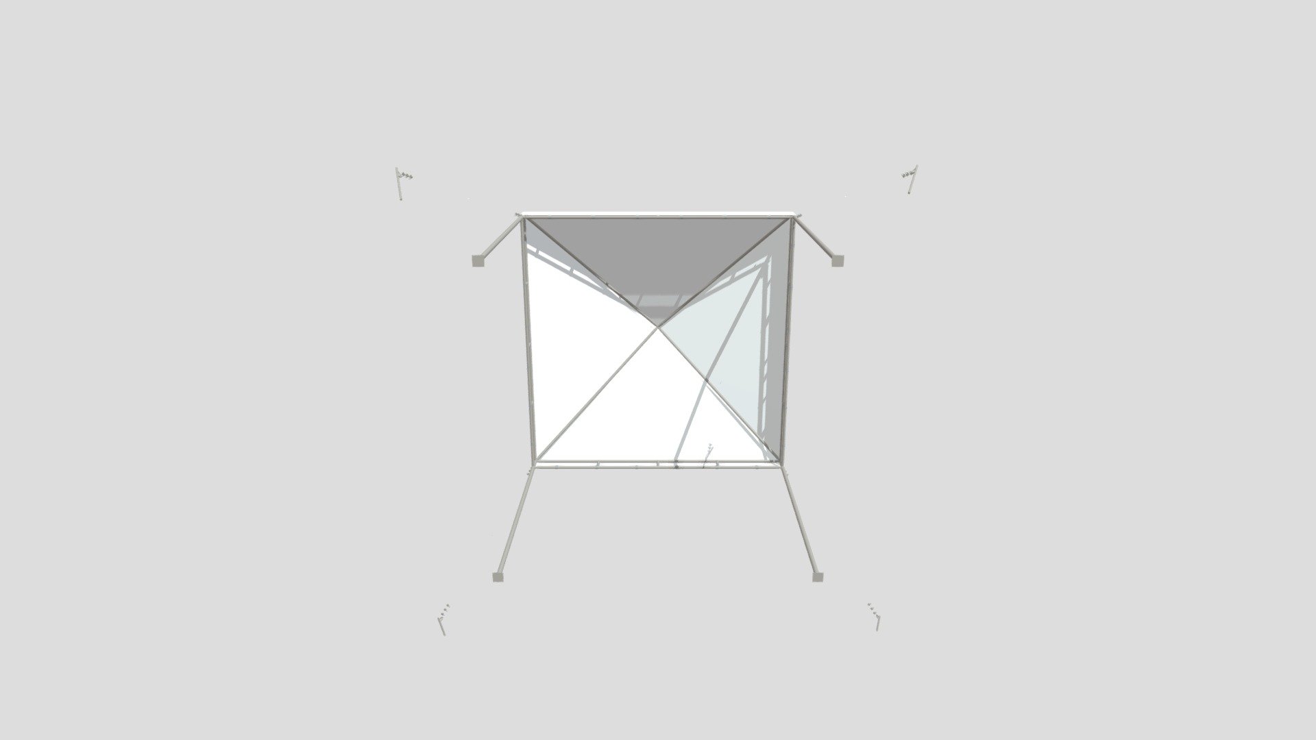 Tenda 3x3 - 3D model by uniforttendas [56f1782] - Sketchfab