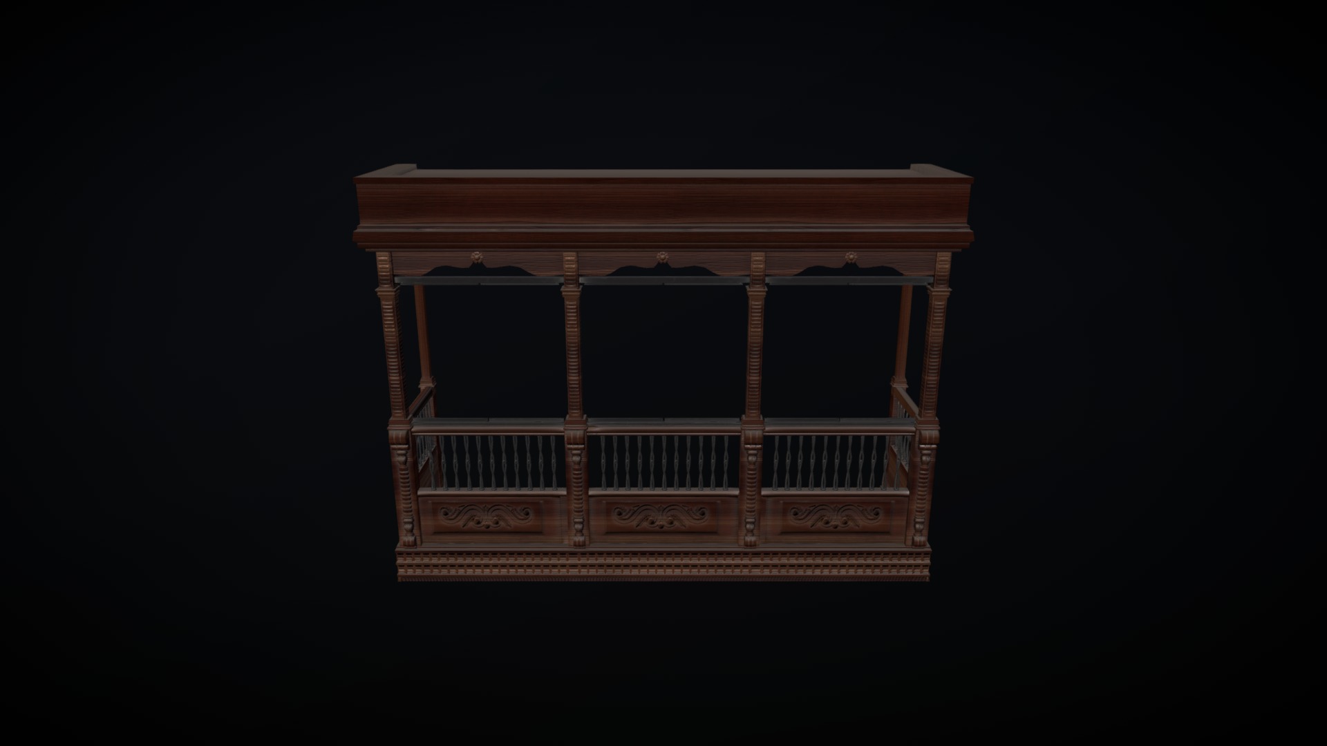 Balcony - 3D model by al.vc07 [56f1cbf] - Sketchfab