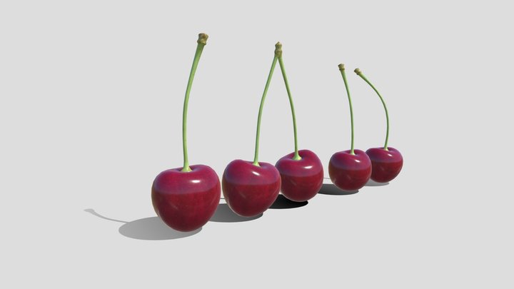 Cherries 3D models - Sketchfab