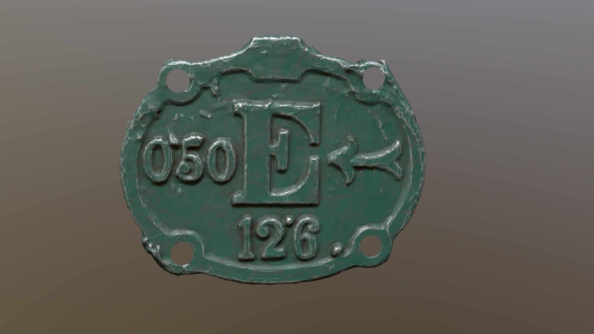 Teplitz - Bahnzeichen - 3D model by Thomas Binder (@bindertom61 ...