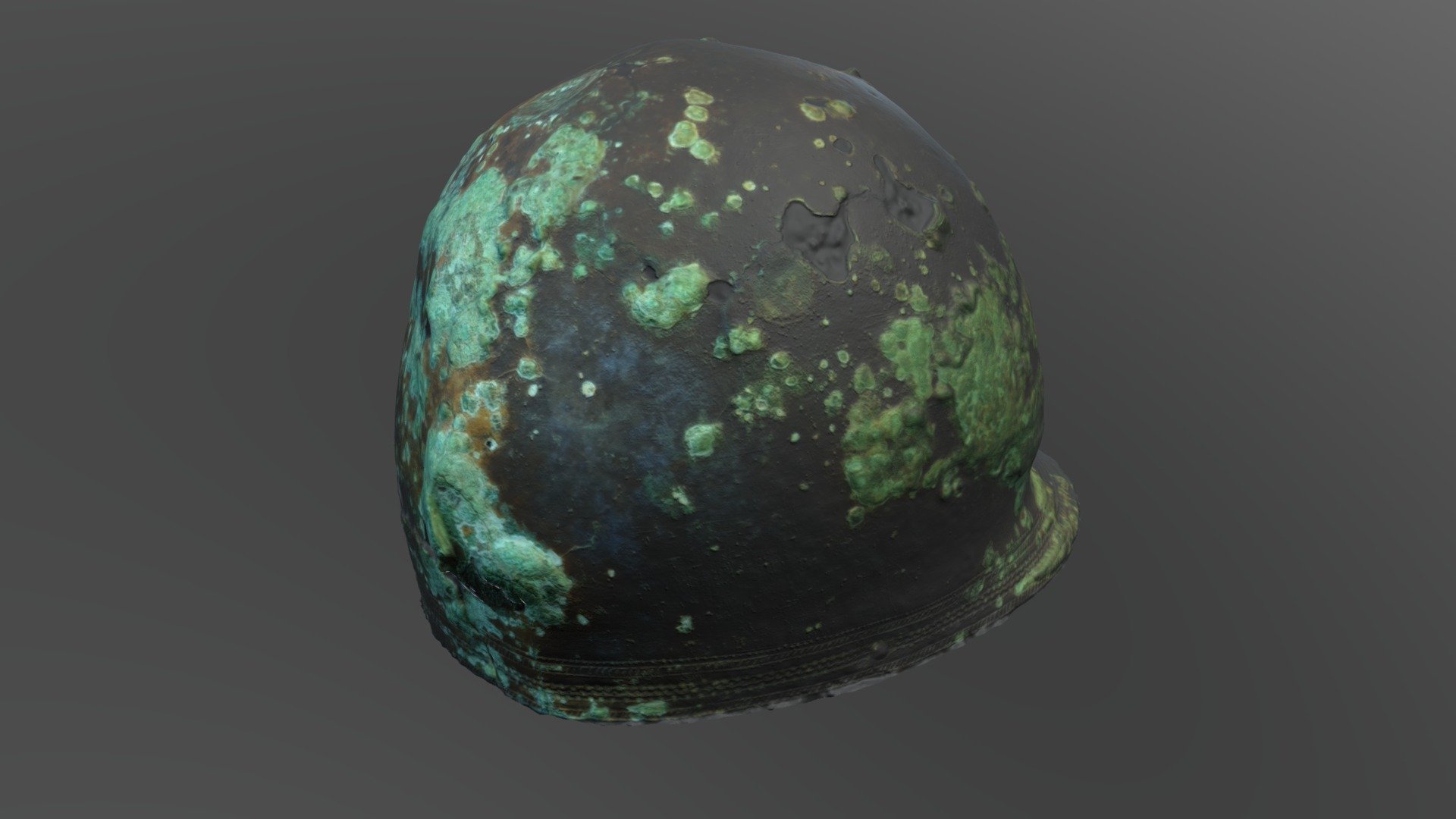 Iron Age helmet from the North Bersted Warrior - Download Free 3D model ...