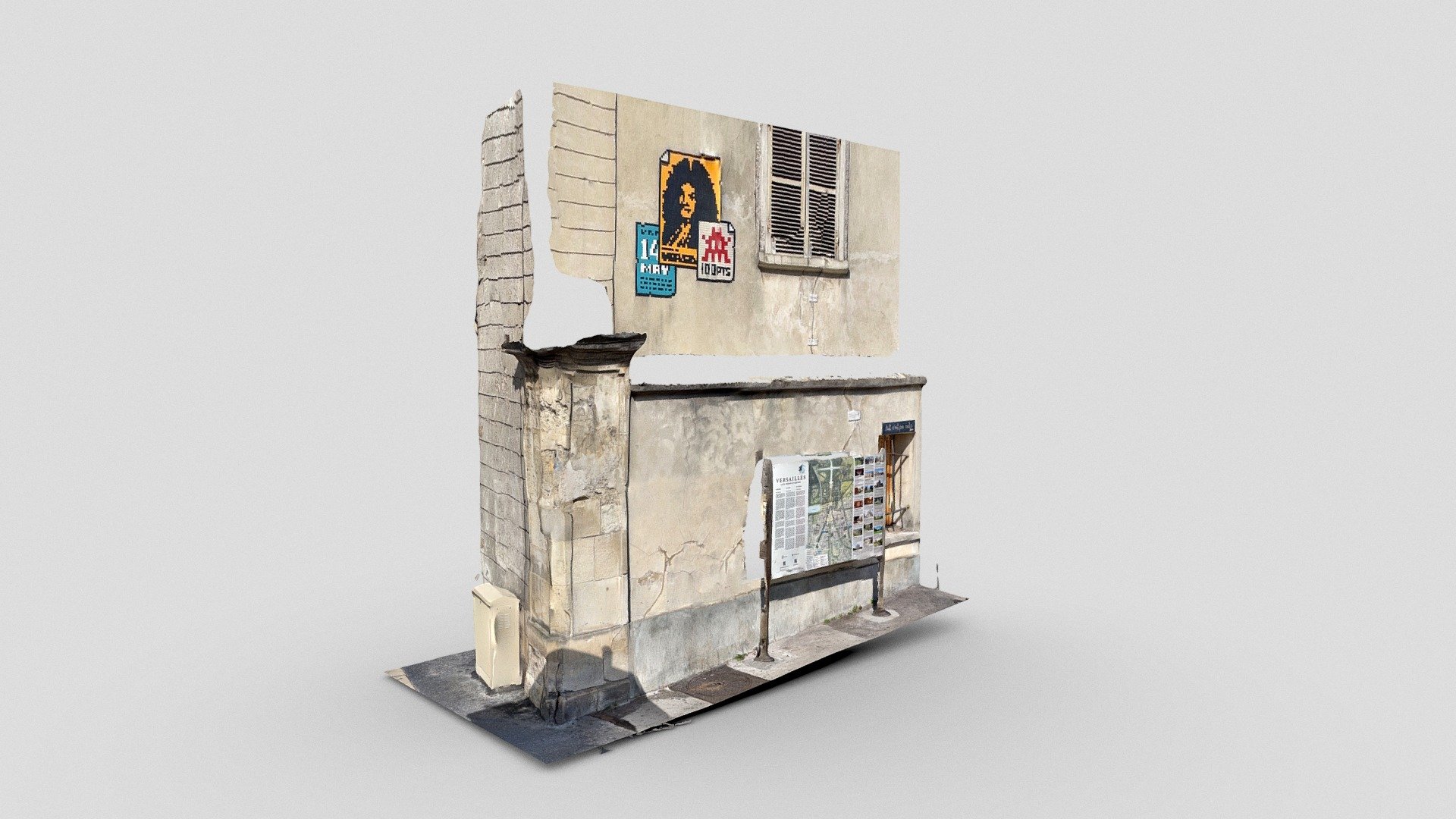 Day 248: Louis XIV Space Invaders - Download Free 3D model by alban ...