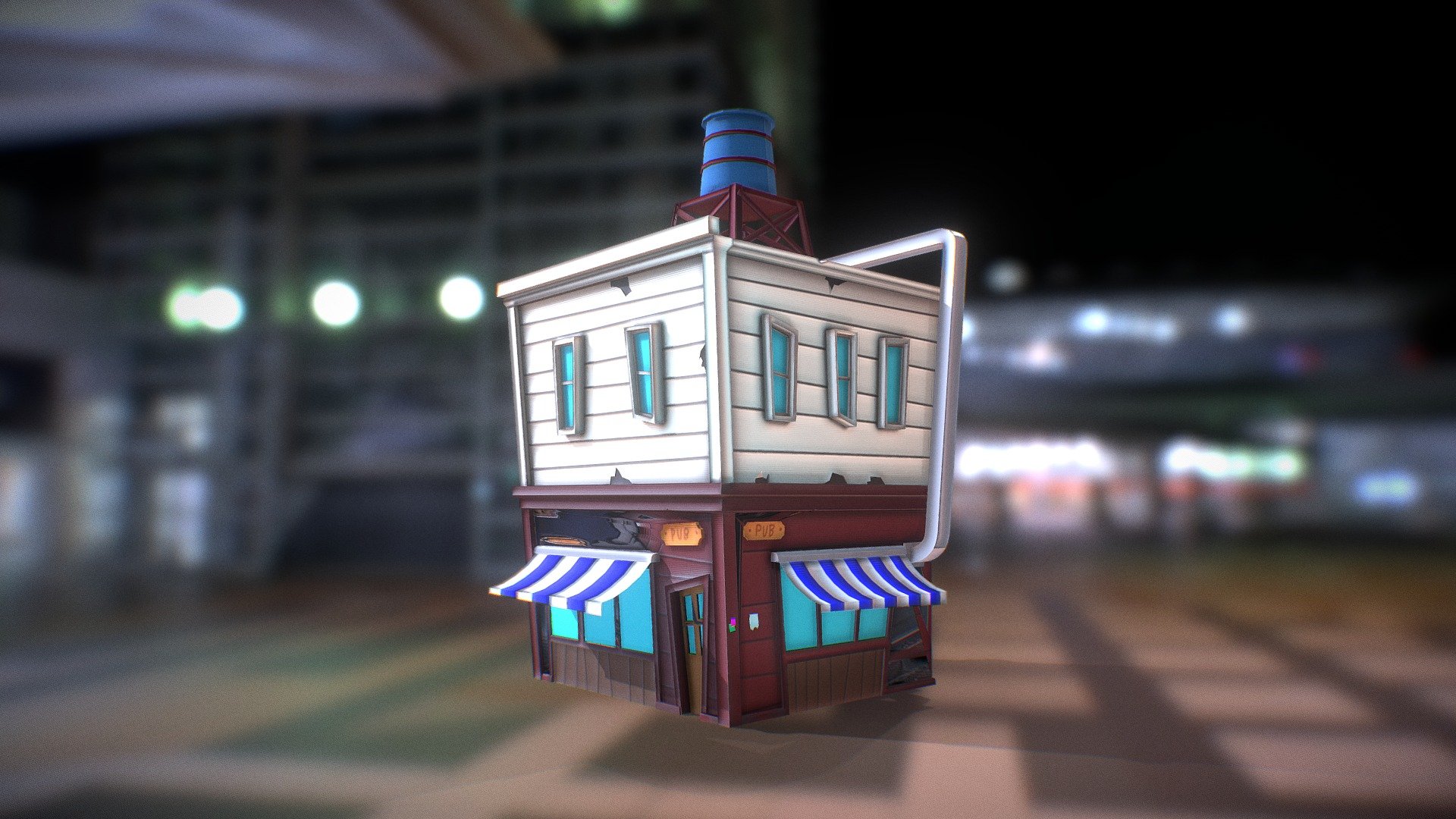 Building - 3D model by FiliIsHere [56f3a5c] - Sketchfab