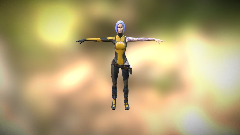 Maya from borderlands - 3D model by Qyr [56f4e72] - Sketchfab