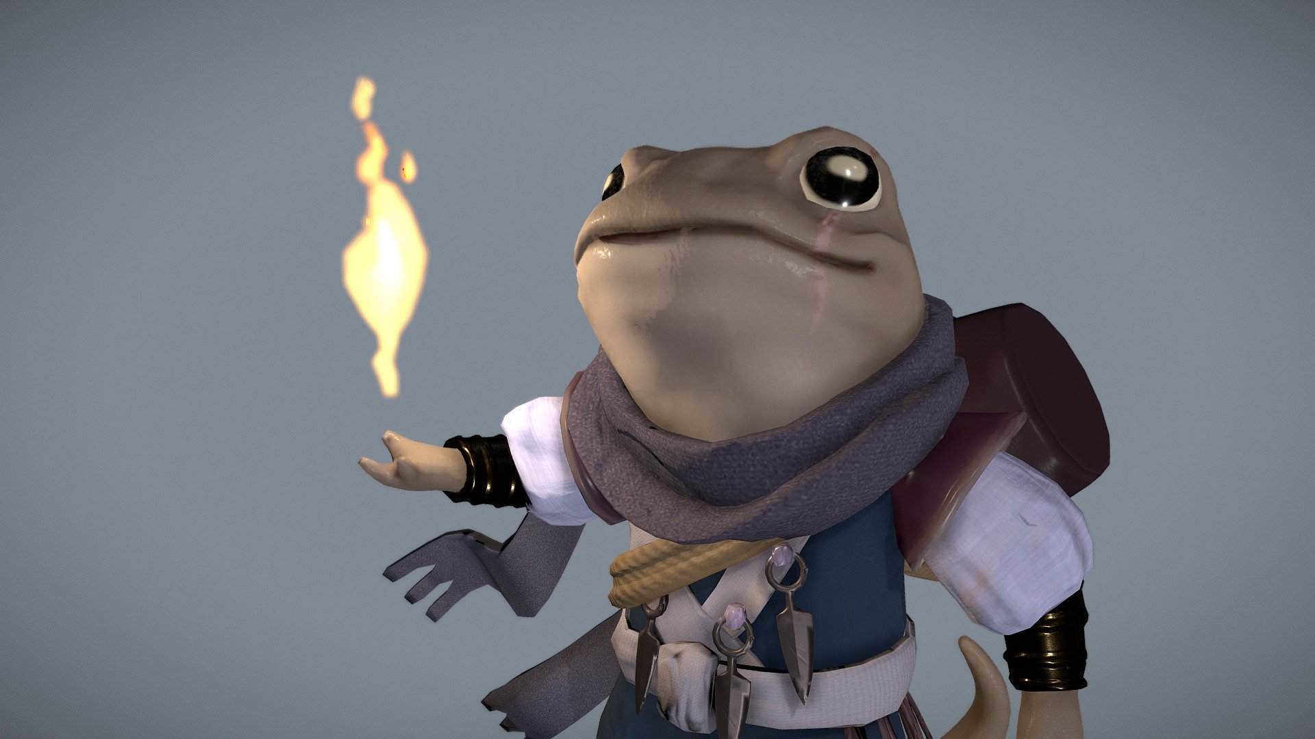 Ninja lizard - 3D model by Kayleigh_Monsere [56f4f20] - Sketchfab