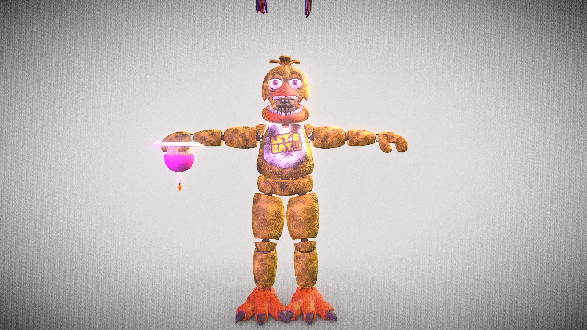 unwithered chica - Download Free 3D model by withered Freddy ...