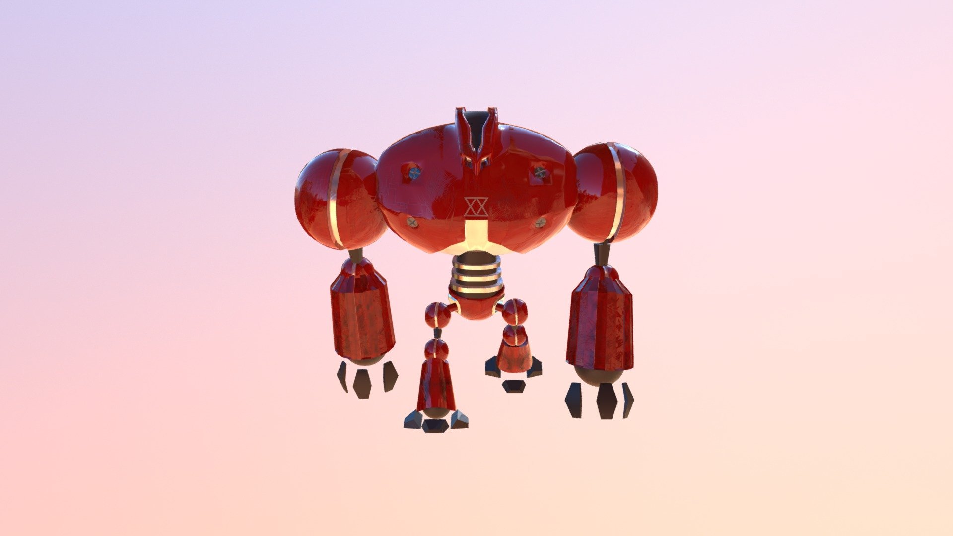 robot color - 3D model by fuery [56fb881] - Sketchfab
