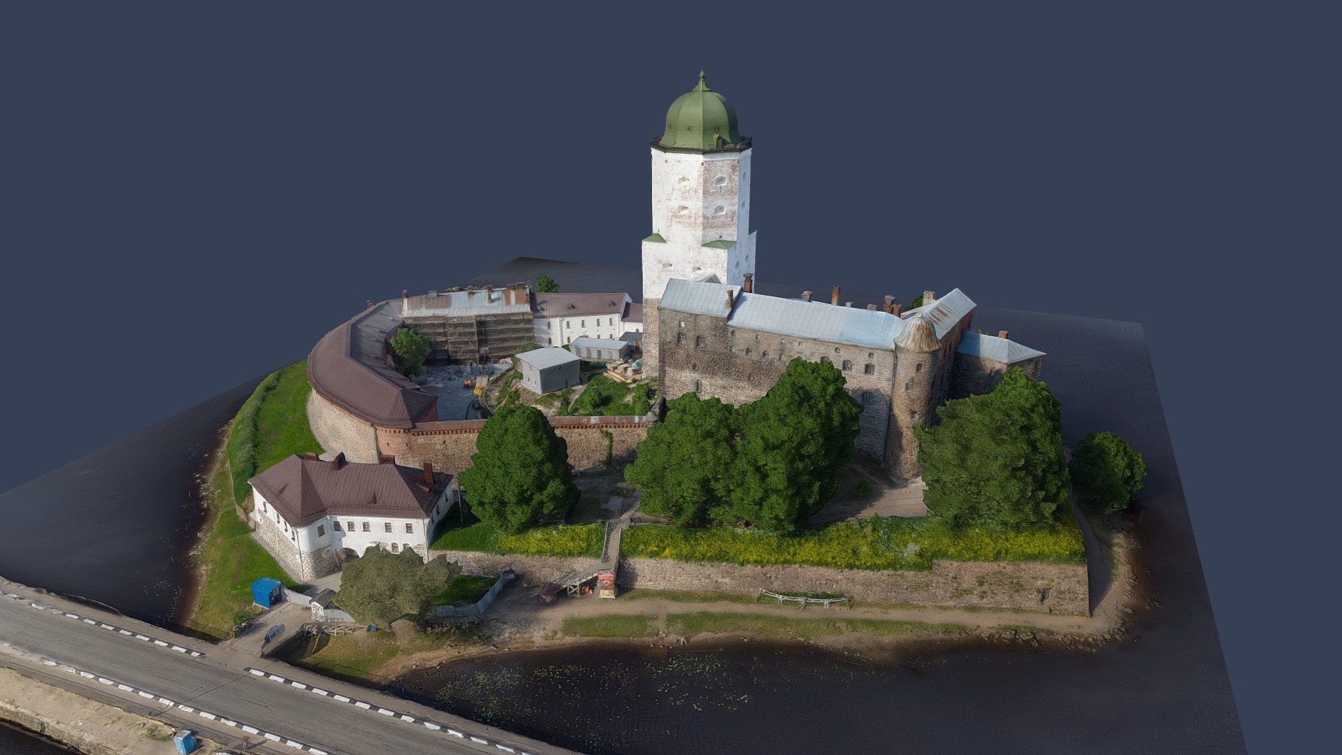 Vyborg Castle / Выборгский замок - Download Free 3D model by Mikhail Volkov (@mgv) [5701b42 ...
