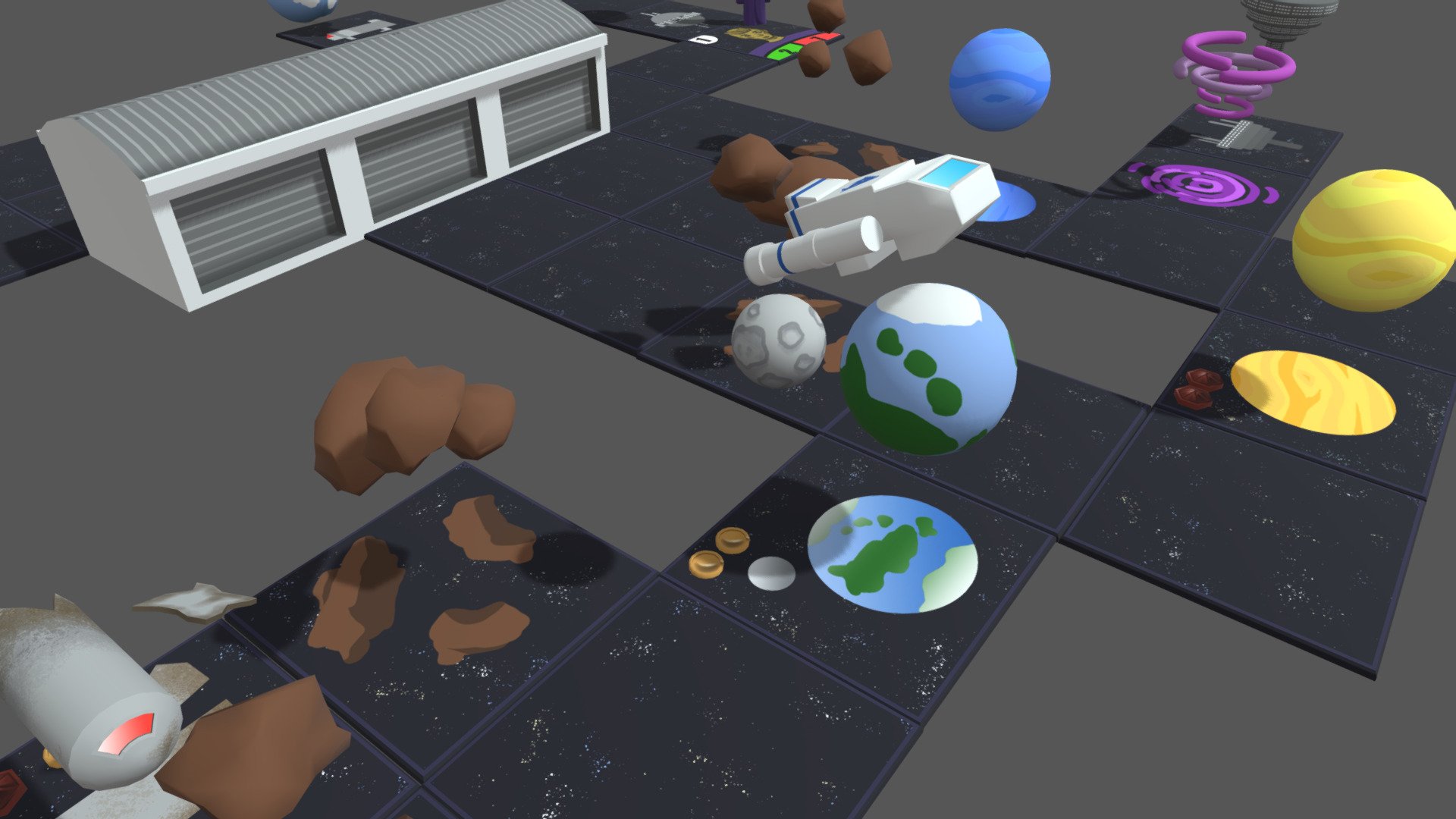 Space Boardgame Concept - 3D model by Cassara.Kennedy [5702c2c] - Sketchfab