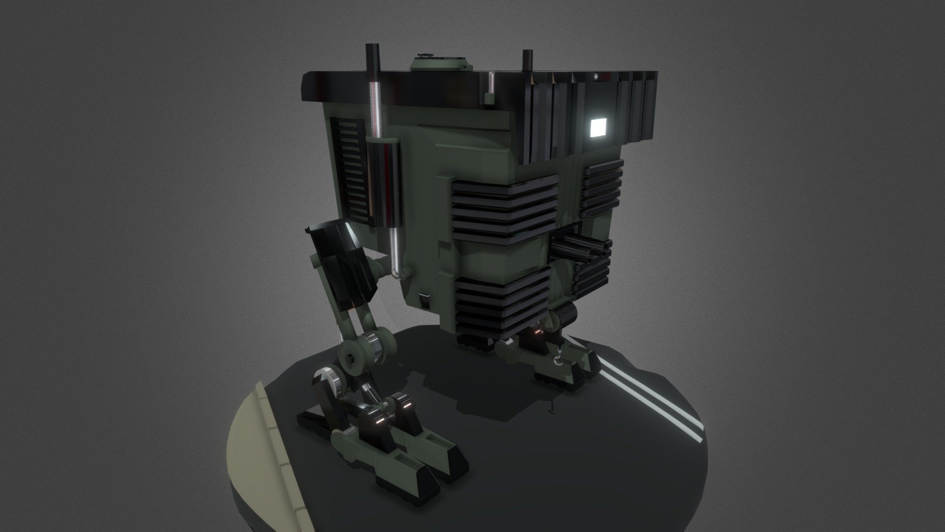 Nameless box mech - 3D model by soloraicher [5703207] - Sketchfab